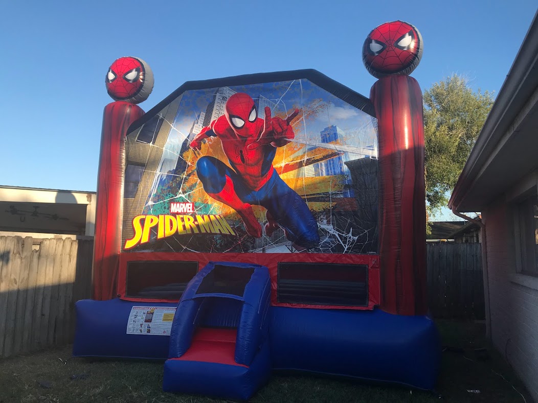 Spider-Man Bounce House - Hire in TX | Jump N Play Party Rental