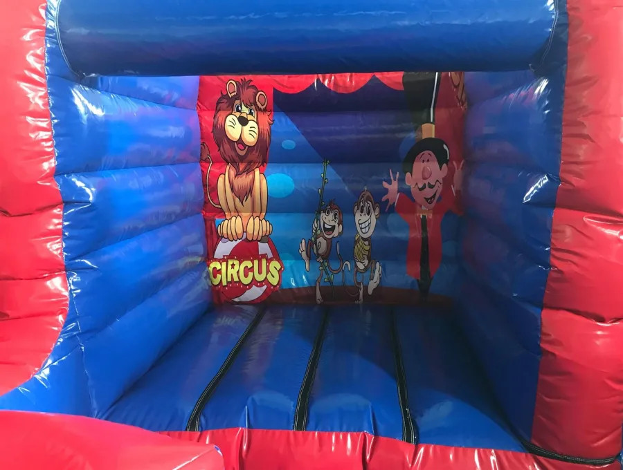 BBOL-116 - 15x15x6.5ft - Playpark - (Red & Blue Circus) - Bouncy Castle ...