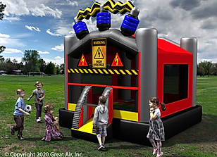 High Voltage Bounce House - Rentals in Wisconsion | Blue Sky ...