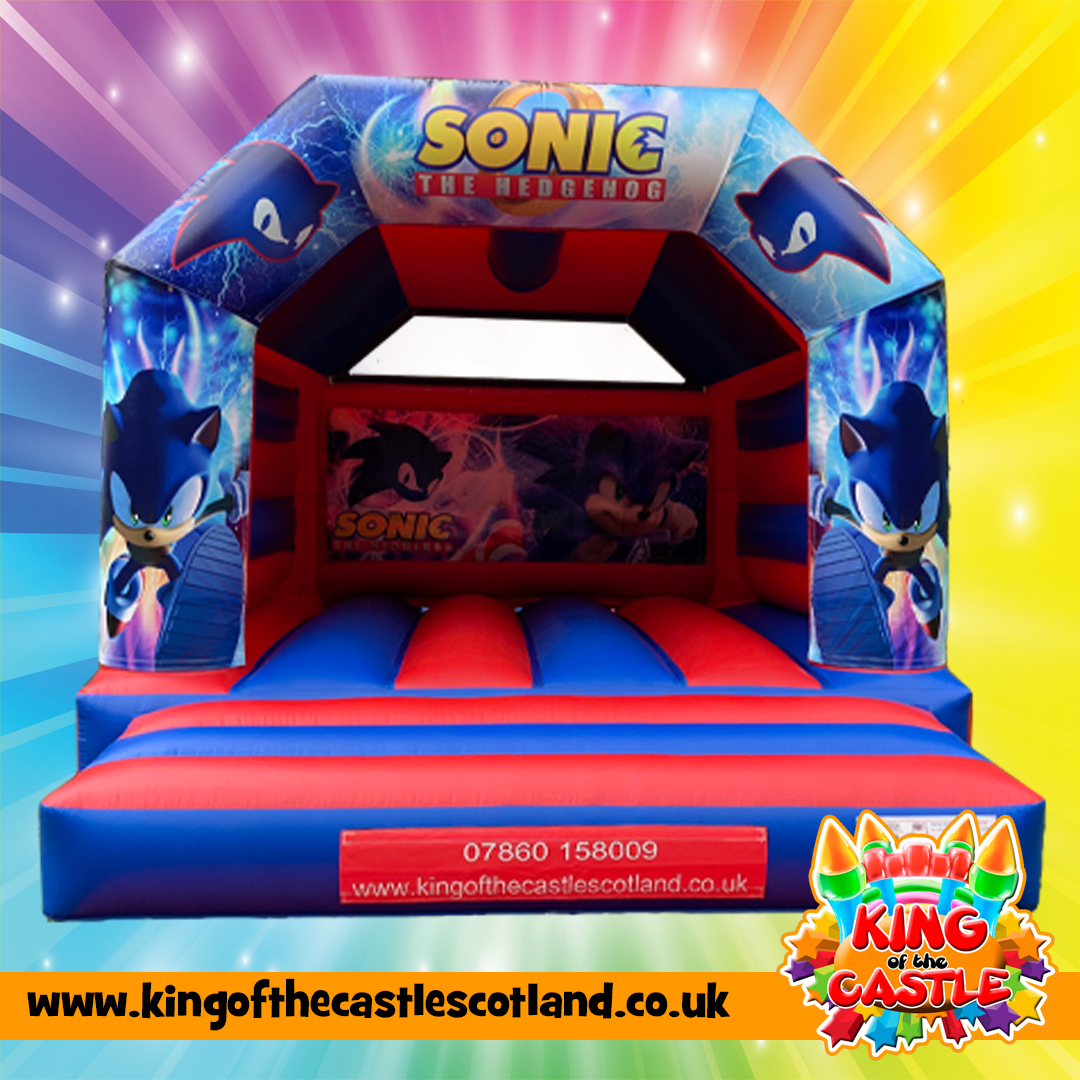 Sonic the Hedgehog Bouncy Castle - Bouncy Castle Hire | Disco Dome Hire ...