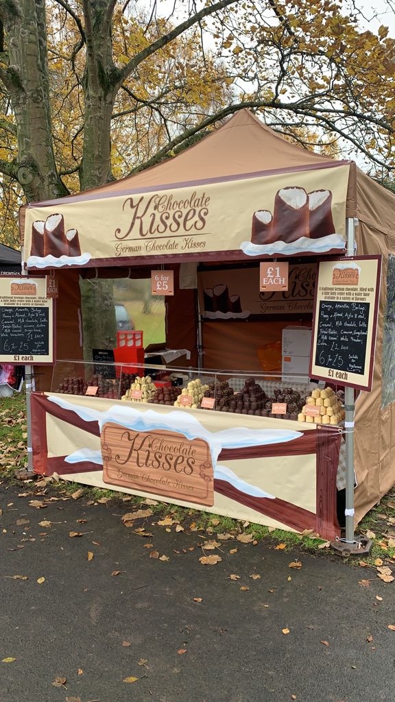 Festive German Chocolate Kisses Stall - Children's Fairground Rides ...