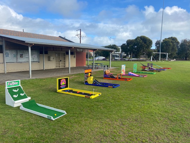 Crazy LED Mini Golf course hire Adelaide