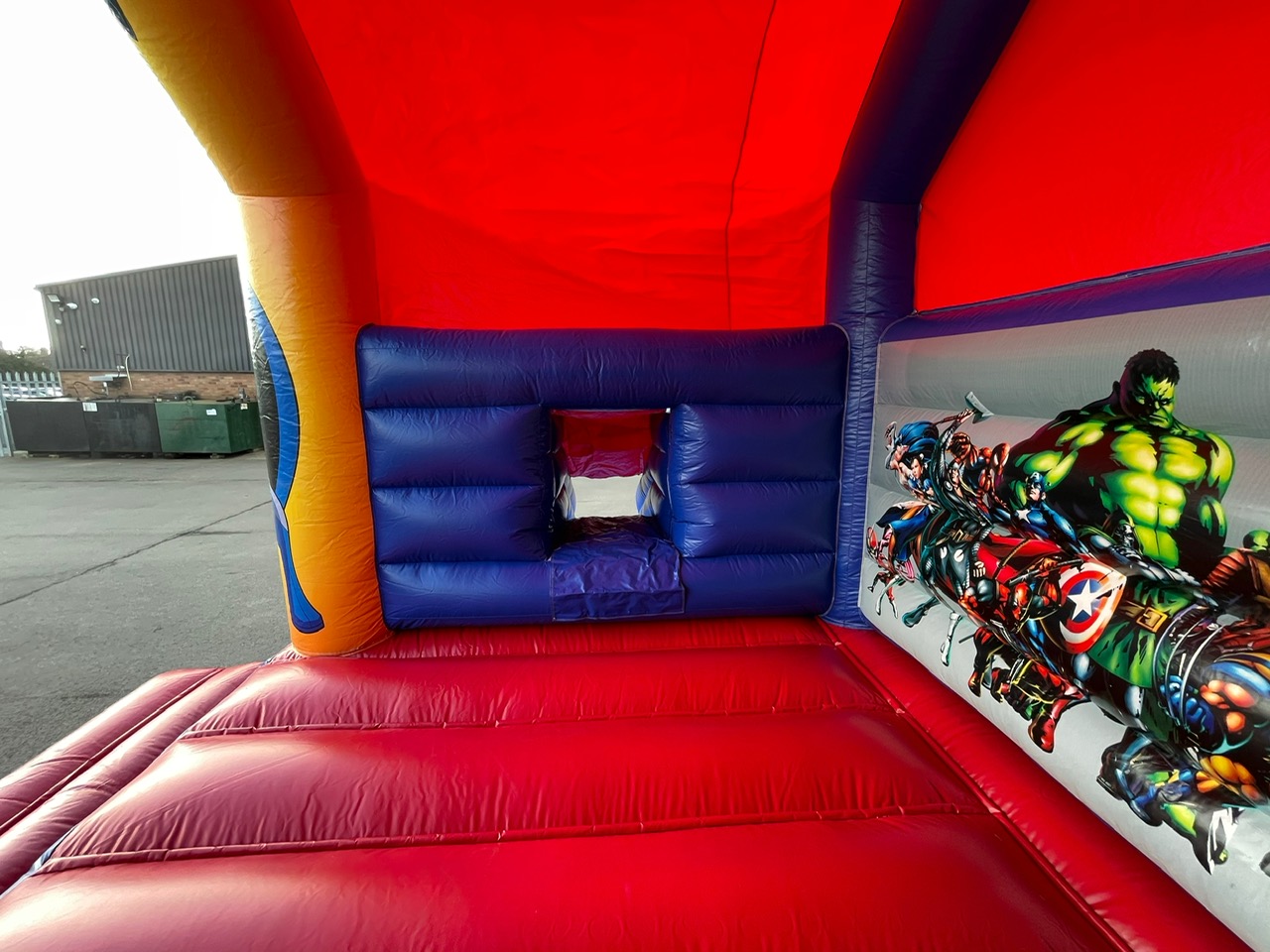 Superhero Slide & Bounce 16ft x24ft x14ft - Hire in Leicestershire ...