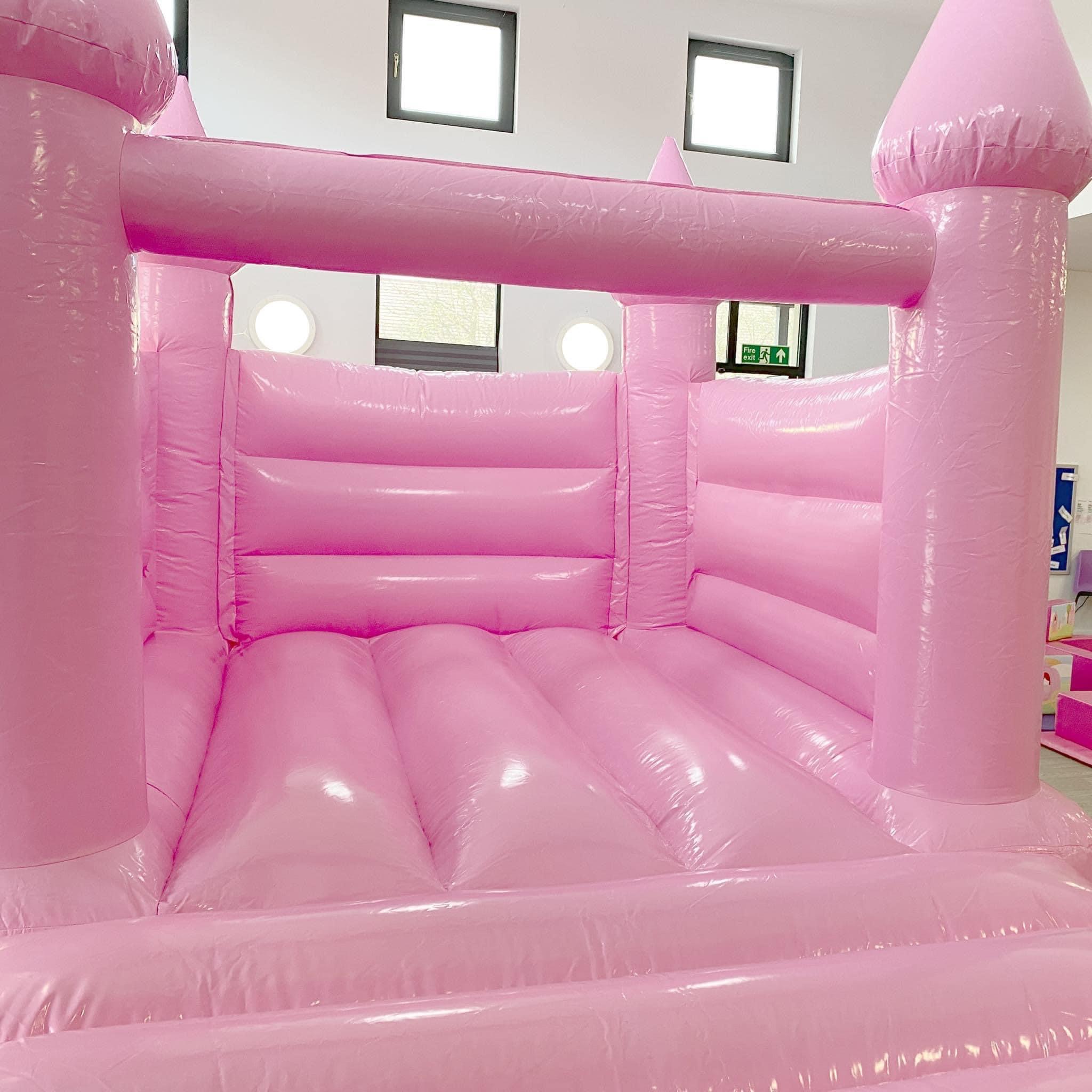 Pretty in Pink Bouncy Castle & Soft Play Package - Bouncy Castle Hire ...