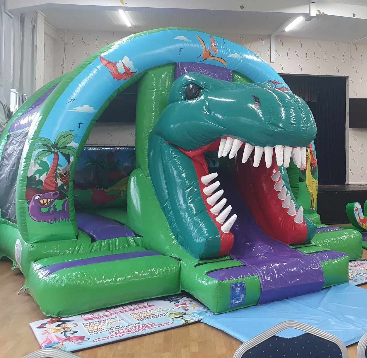 Dinosaur bouncy castle hire