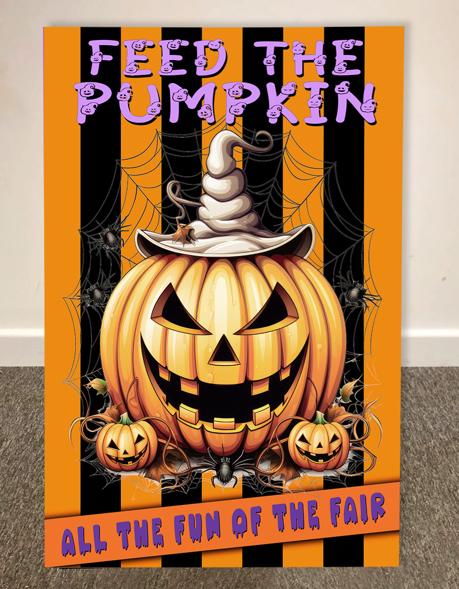 Feed The Pumpkin Side Stall Game - Inflatable, Bouncy Castle ...