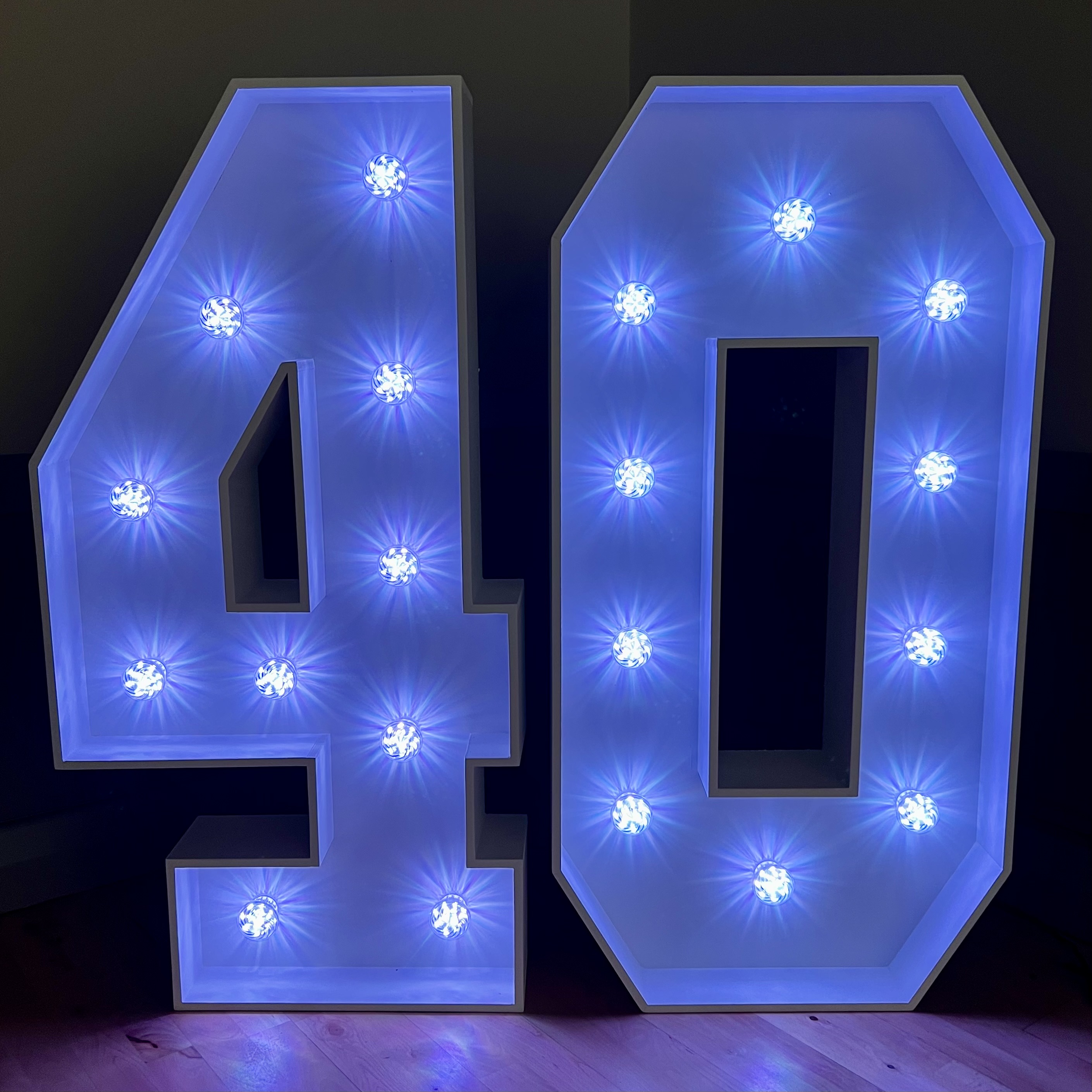 4ft Light-Up LED Numbers - Best Bouncy Castle Hire service in ...