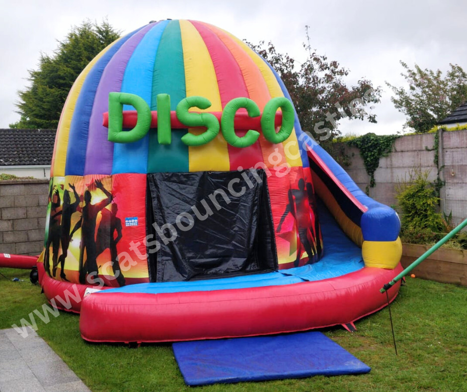 Rainbow Disco Dome Combi - SBC132**1 Day & 2nd Day Free** - Bouncy ...