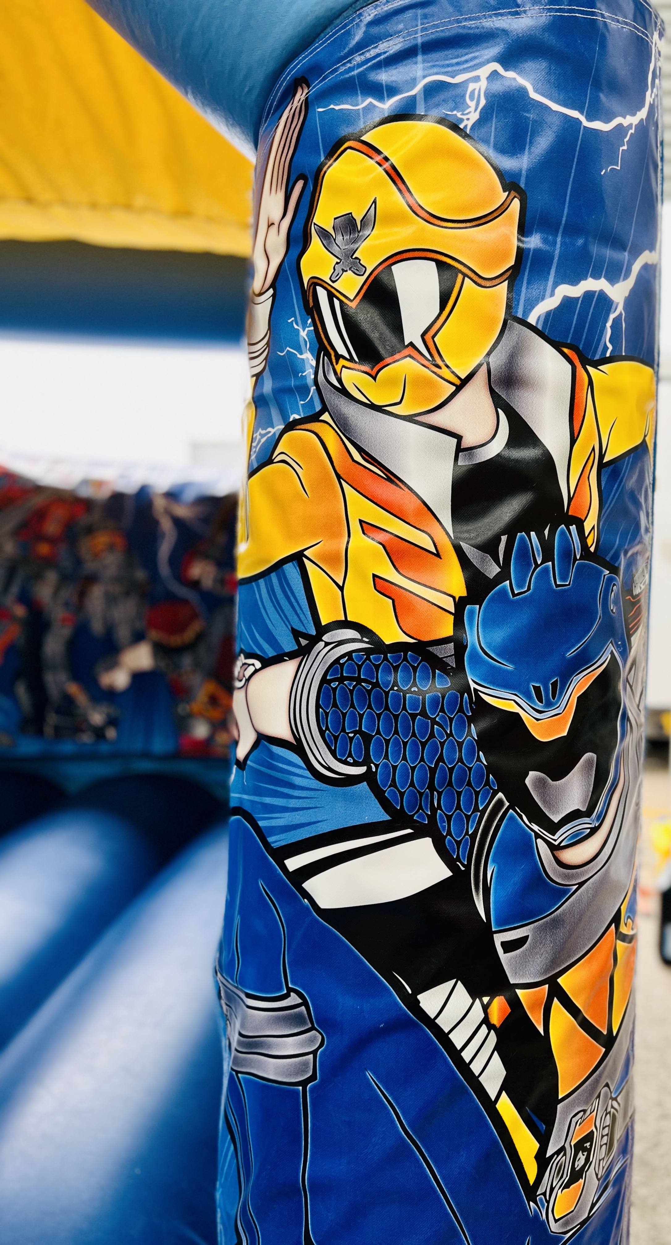 Power Rangers Castle - Bouncy Castle Hire in Doncaster, Rotherham ...