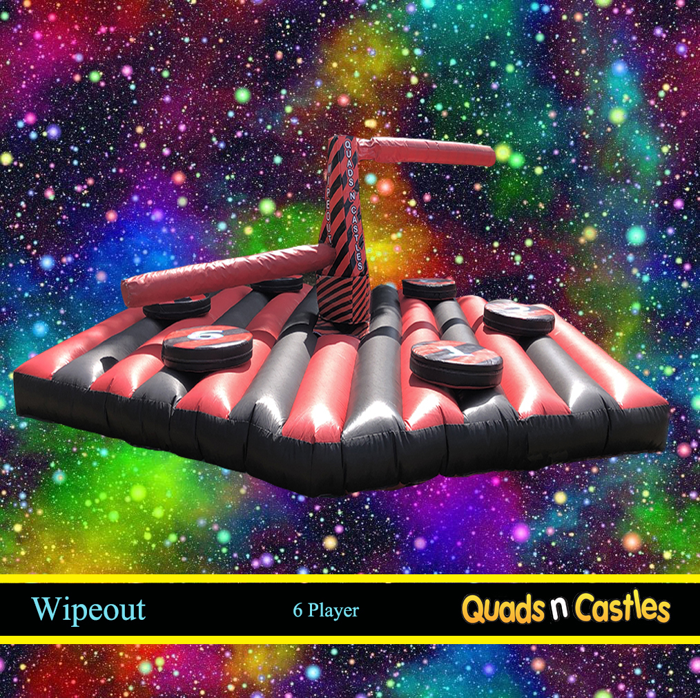 Wipeout 6 Player - Bouncy Castle & Inflatables Hire in All Areas ...