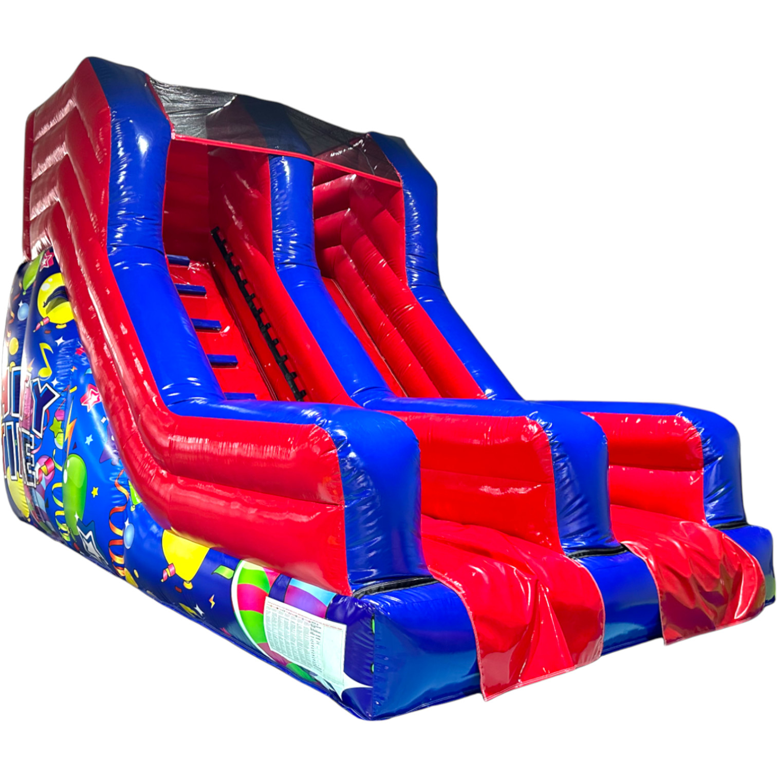 BBOL-199 - 18x12x14ft - 8ft platform Super slide - (Red & Blue ...