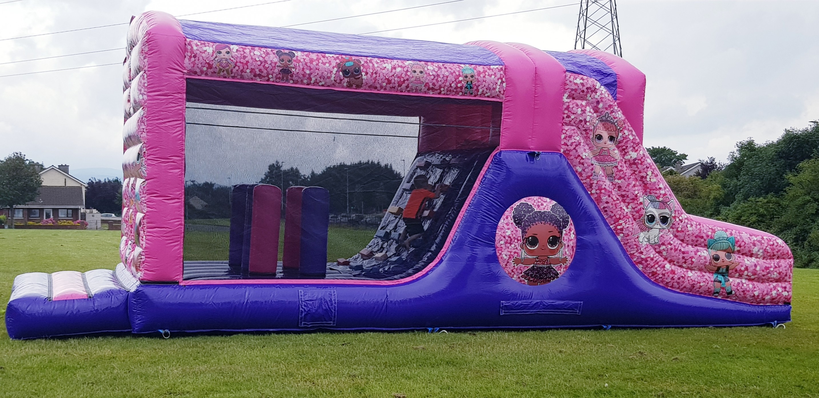 12ft x 30ft LOL Obstacle Course Fun Run - Bouncy Castle & Inflatables ...