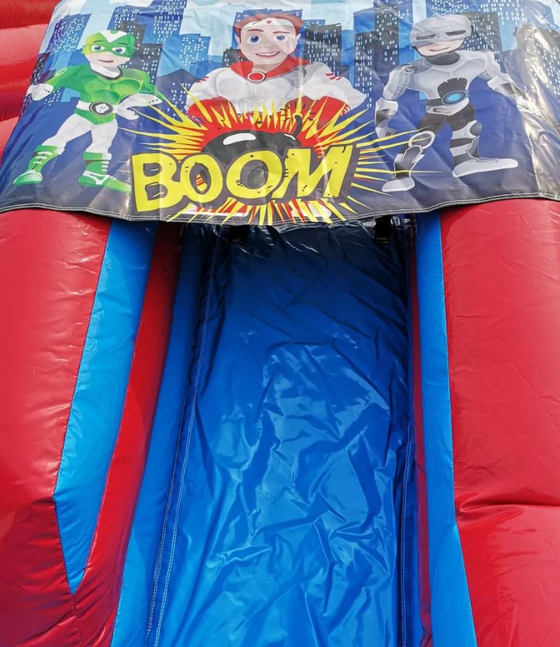 Superhero Toddler inflatable Play Park Hire | South Wales