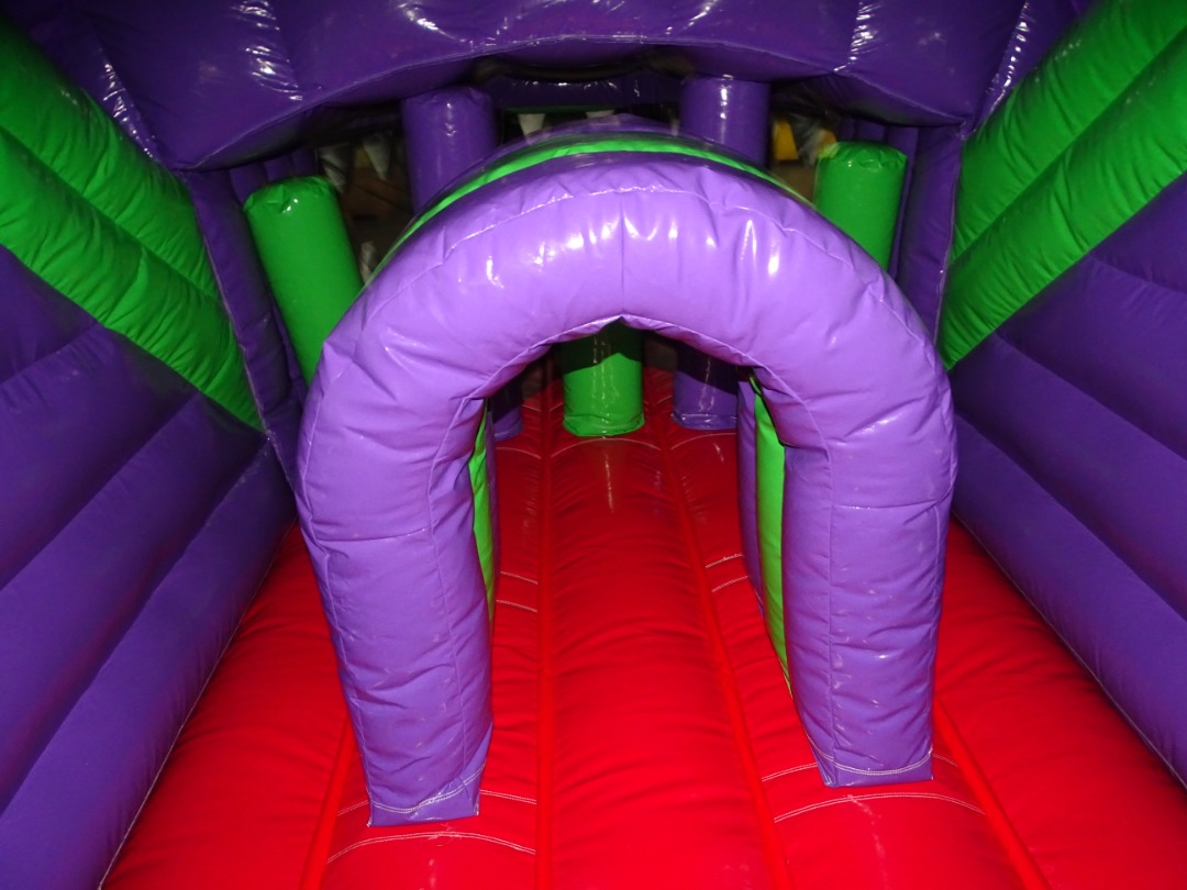Lizzy the Lizard High Slide Obstacle Course