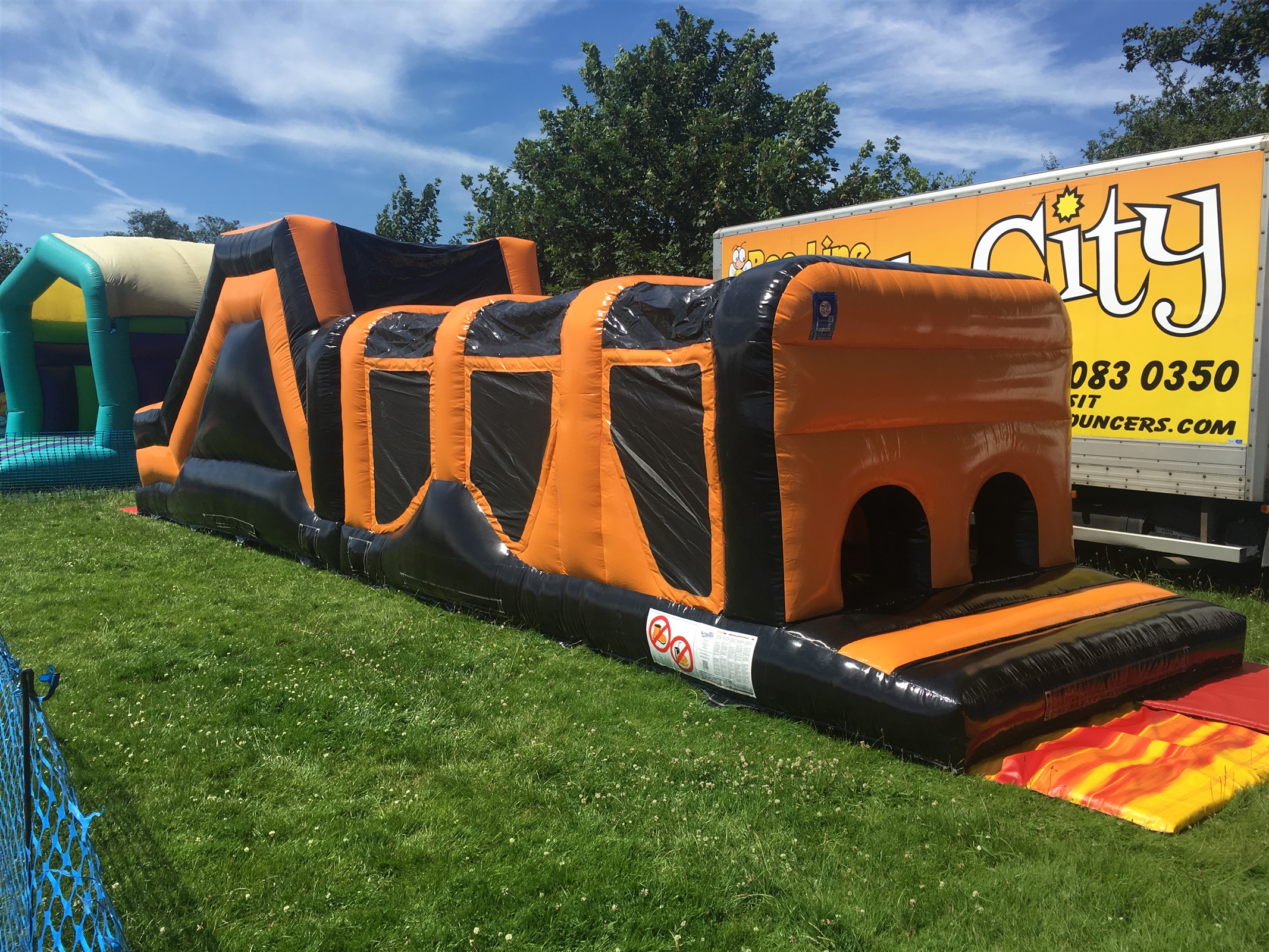 Energy Assault Course 41ft - Bouncy castle & Fairground ride hire ...