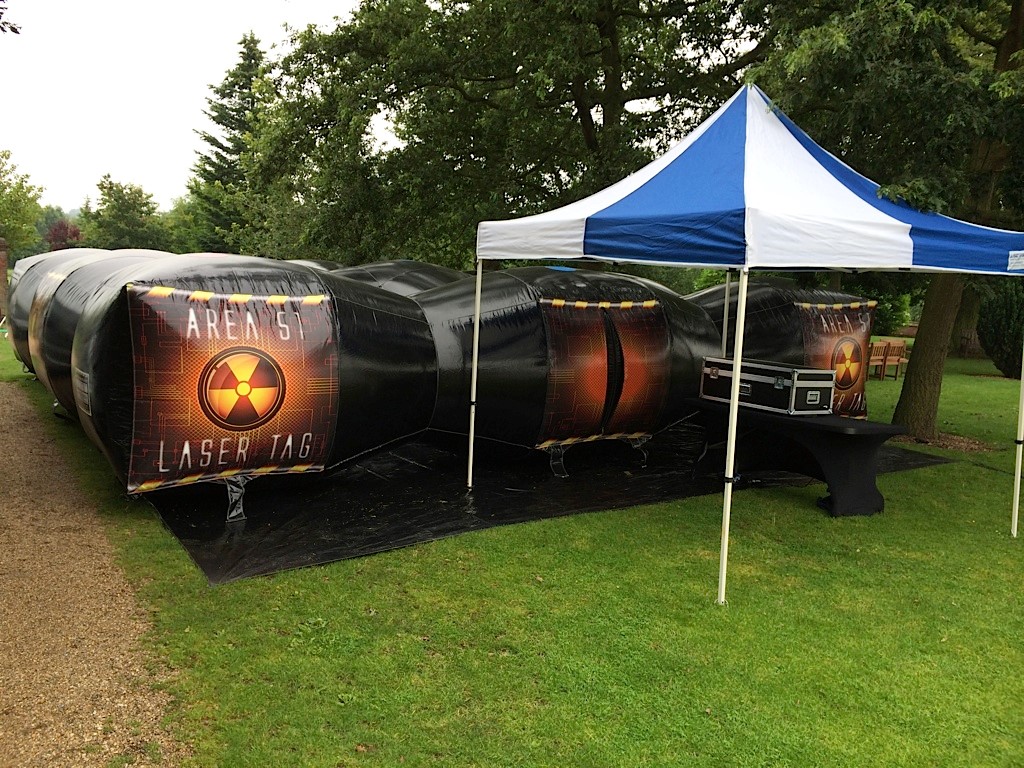 Laser Quest Hire Yeovil & Somerset | Inflatable Laser Tag Arena