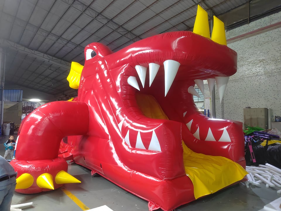 45ft Red Dragon Obstacle Course - Ice-Cream van, Bouncy Castle Hire in ...