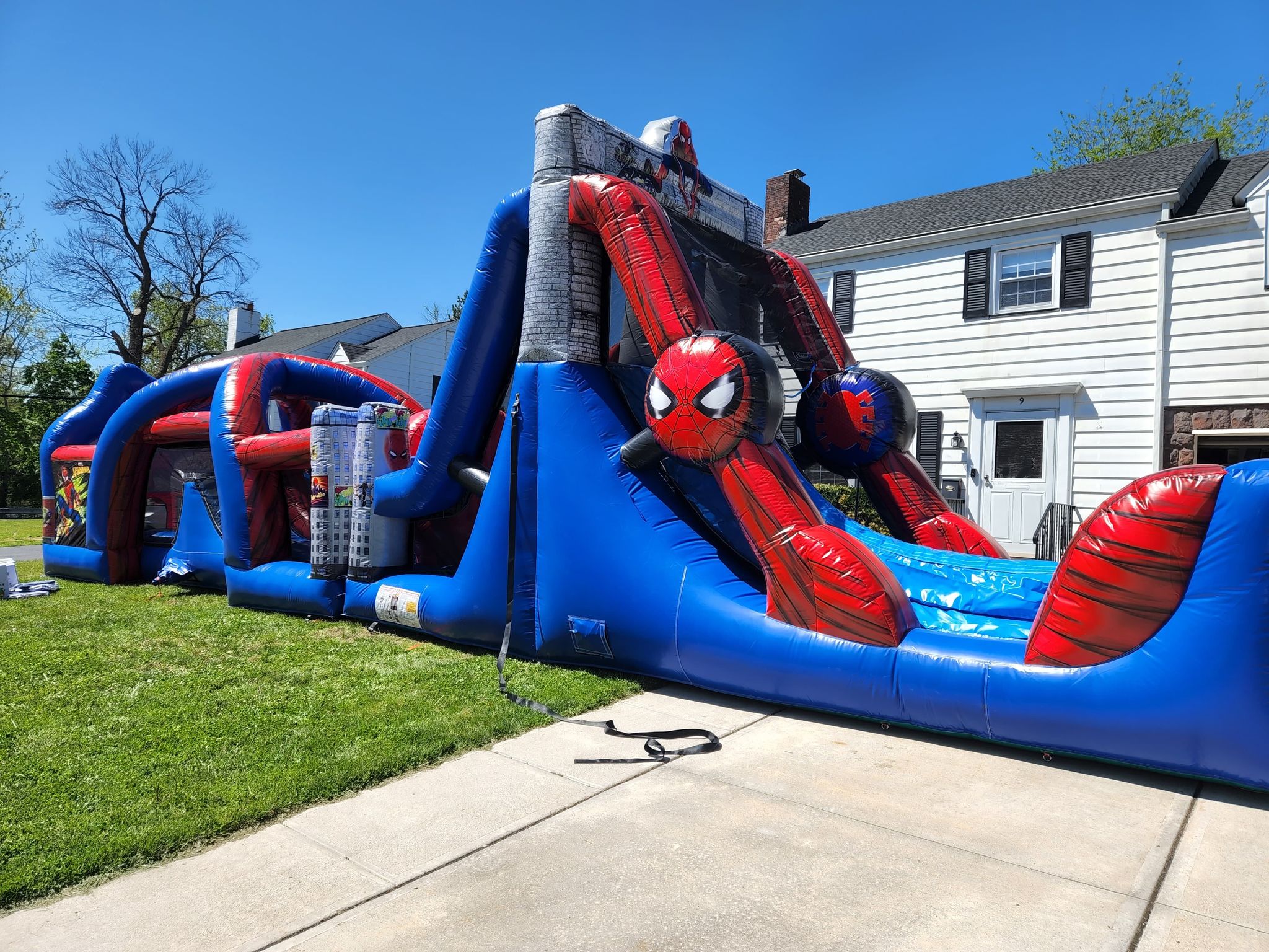 50' Spider-Man Obstacle - Bounce house rental in Bergen County New ...