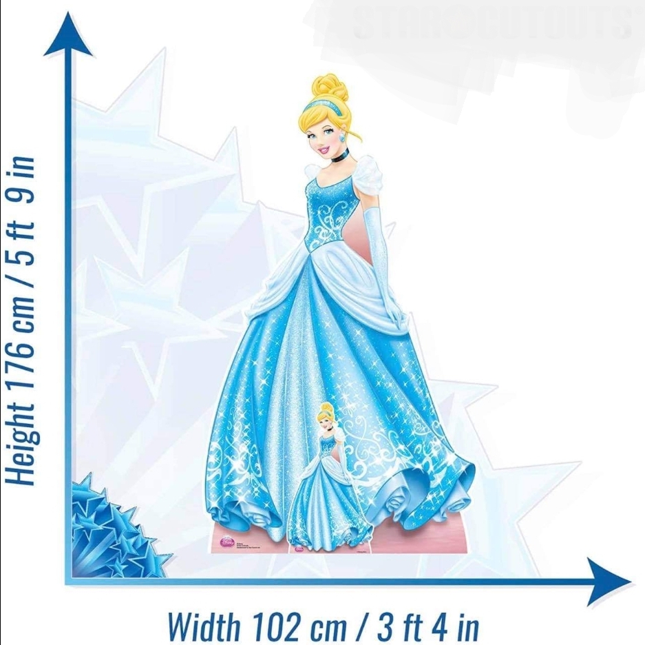 Princess 2, full size cardboard cutout. - Bouncy Castle Hire in London ...