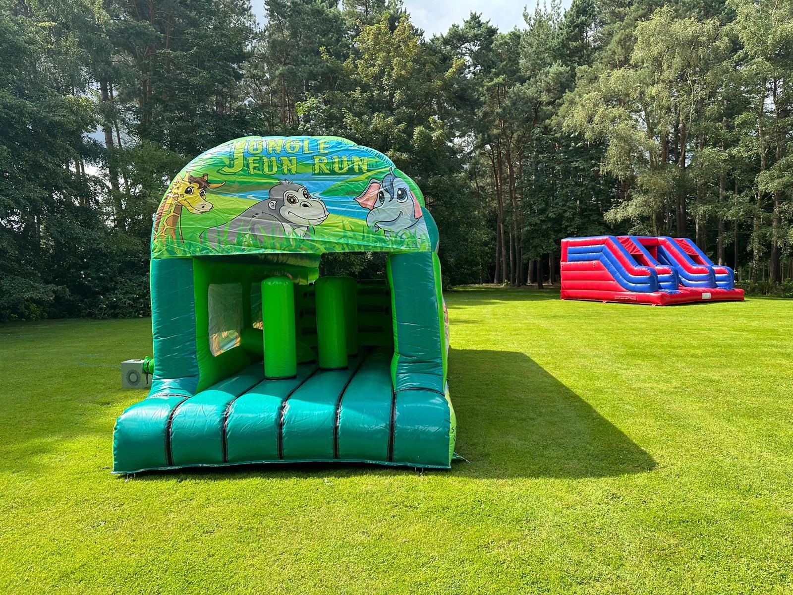Jungle Fun Run Assault Course is the ultimate inflatable adventure,