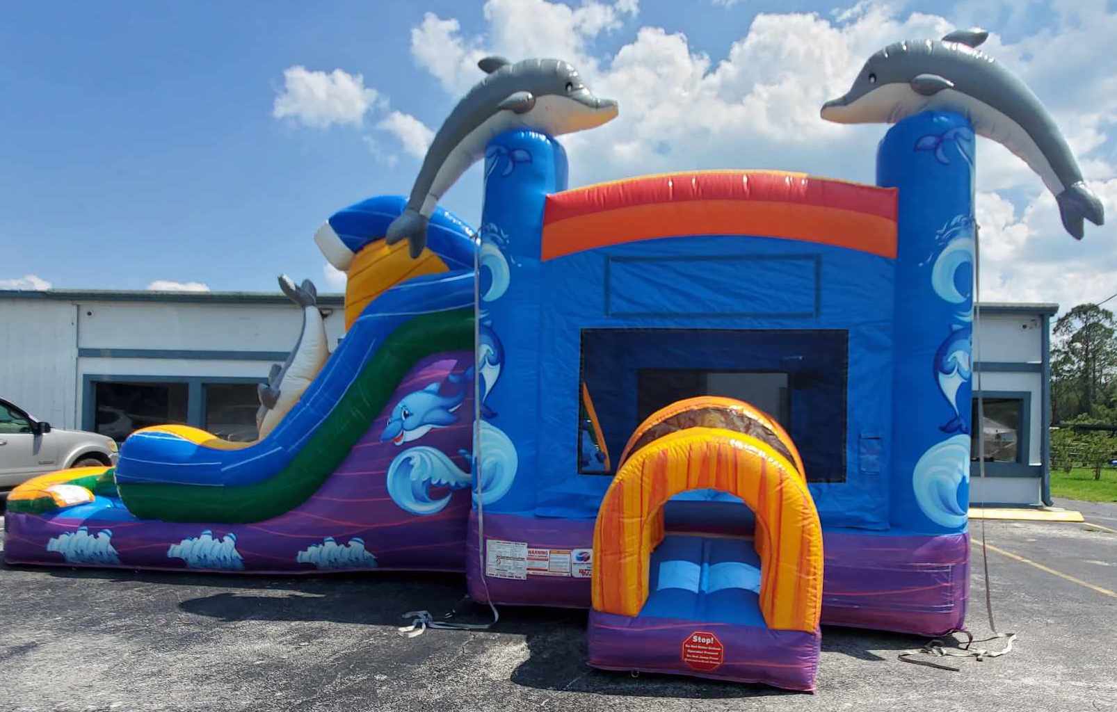 Dolphin Dual Lane Combo - Party Rentals in Florida | Best Party Rentals
