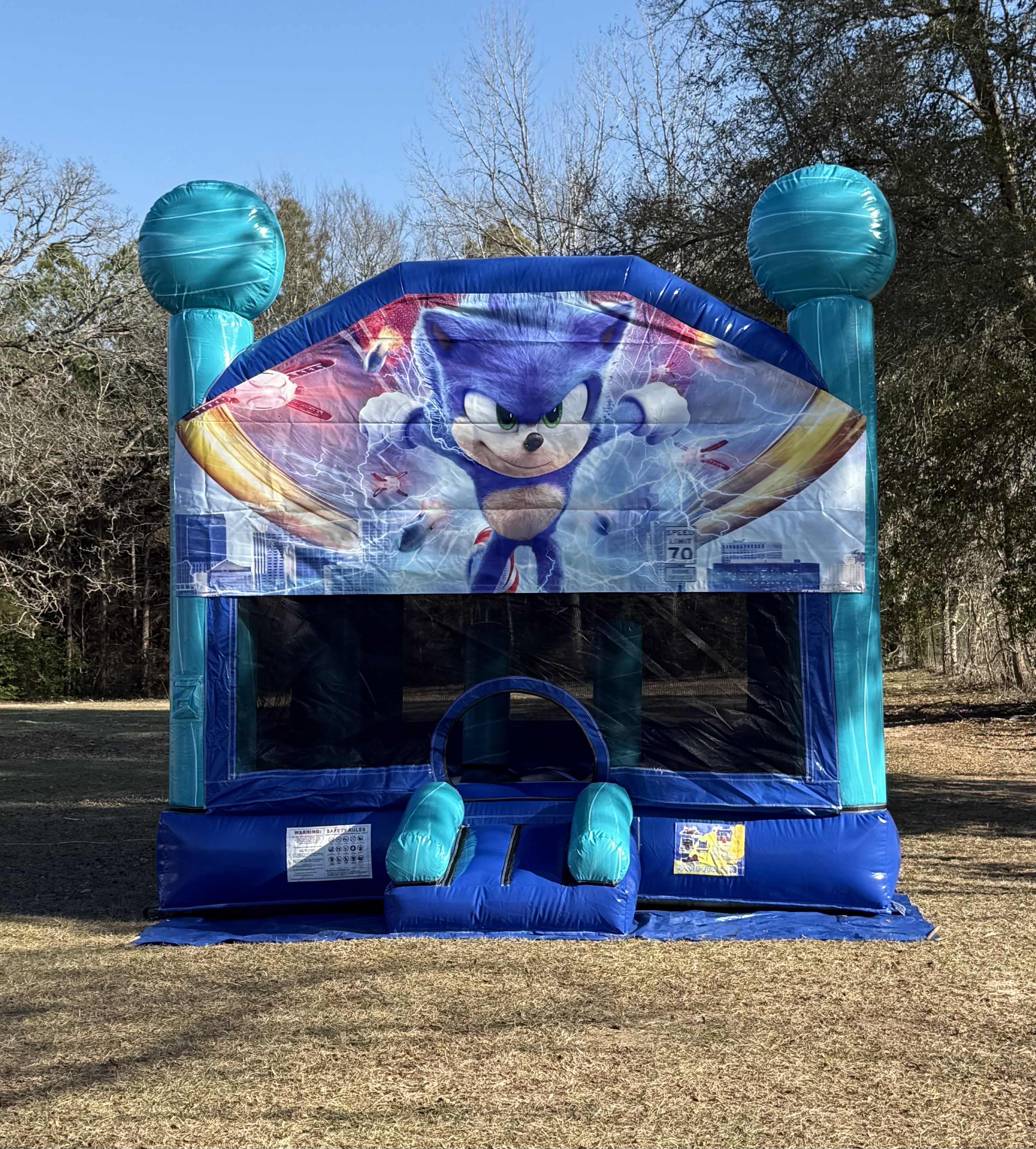 Sonic Bounce House Rental | Tyler, Flint, Bullard & Chandler