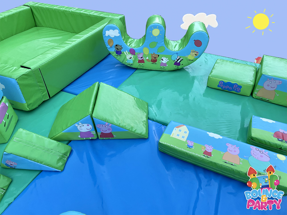 Officially Licensed Peppa Pig Soft play Setup - Hire In Glasgow