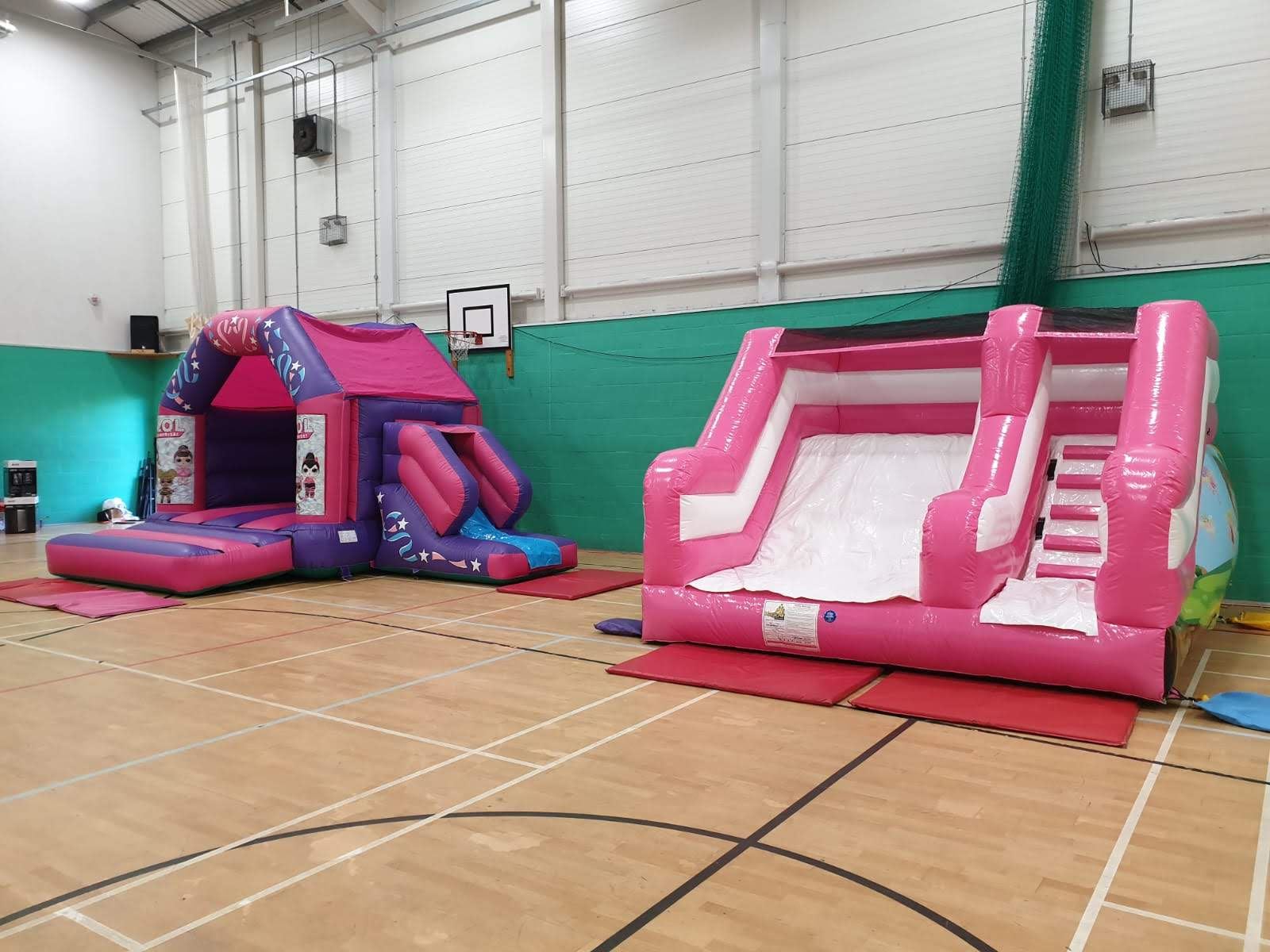 Pink Princess Slide - Bouncy Castle Hire in Nottinghamshire/Derby ...