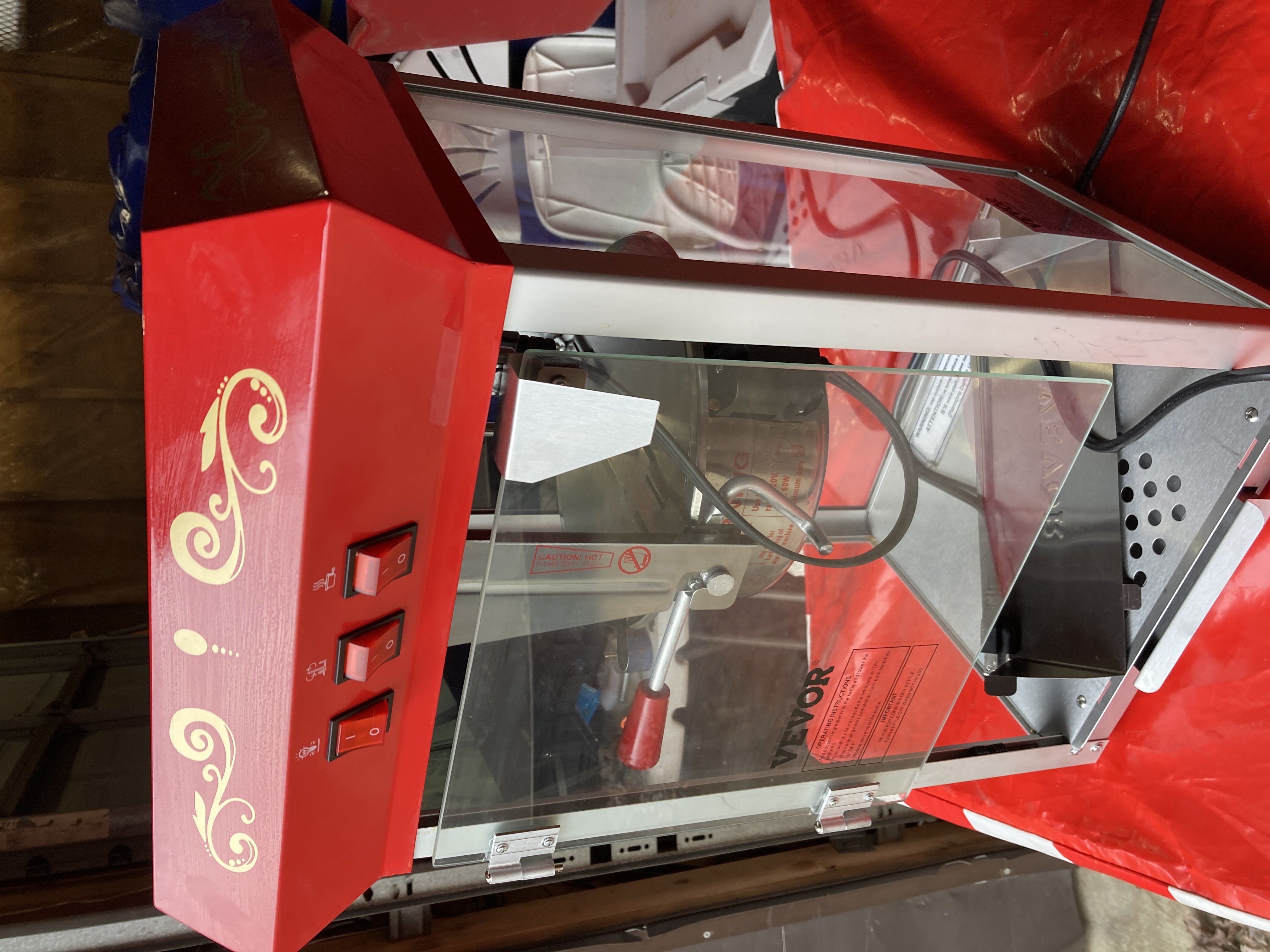 Popcorn machine rental Parkersburg, WV Marietta, Ohio