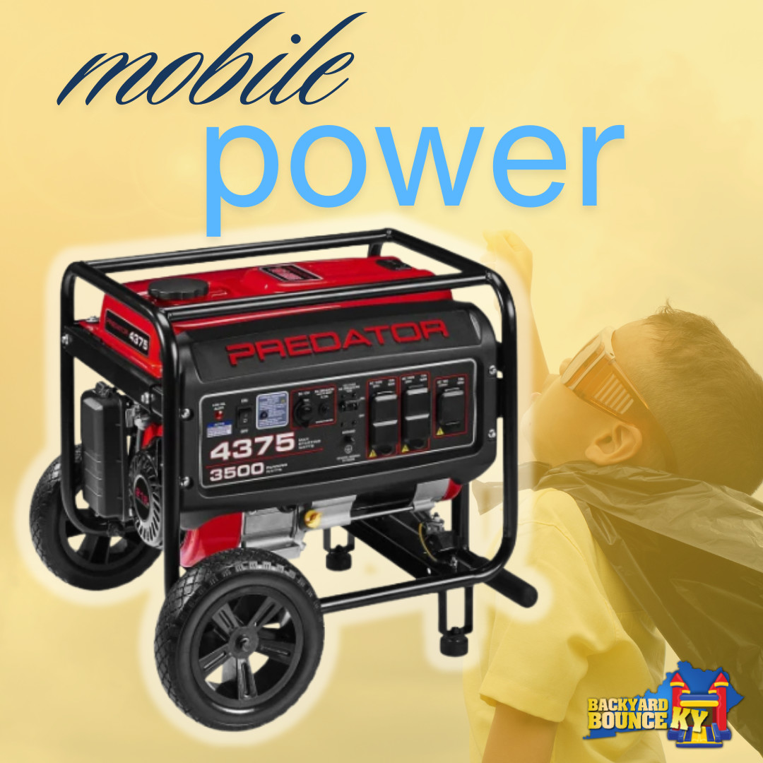 Generator Rental | Backyard Bounce KY | Lexington Party Rentals