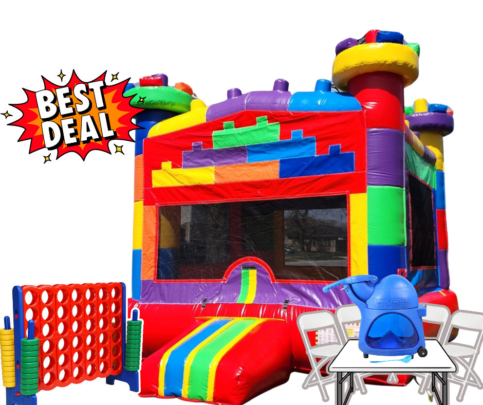 Mega Blocks Package - Bounce House Rentals in Lansing IL and nearby ...