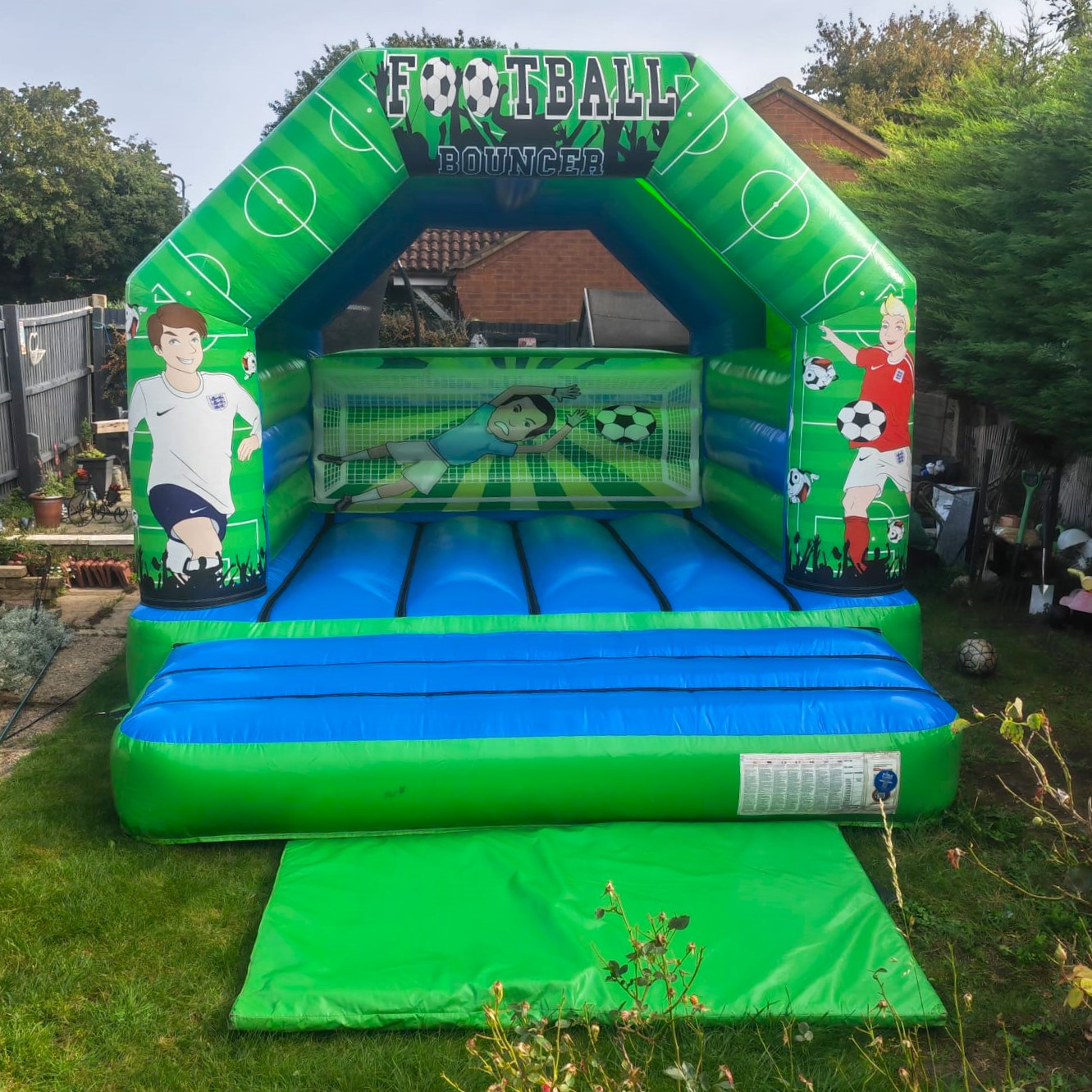 Football Bouncer Castle - Inflatable, Bouncy Castle, Entertainment ...