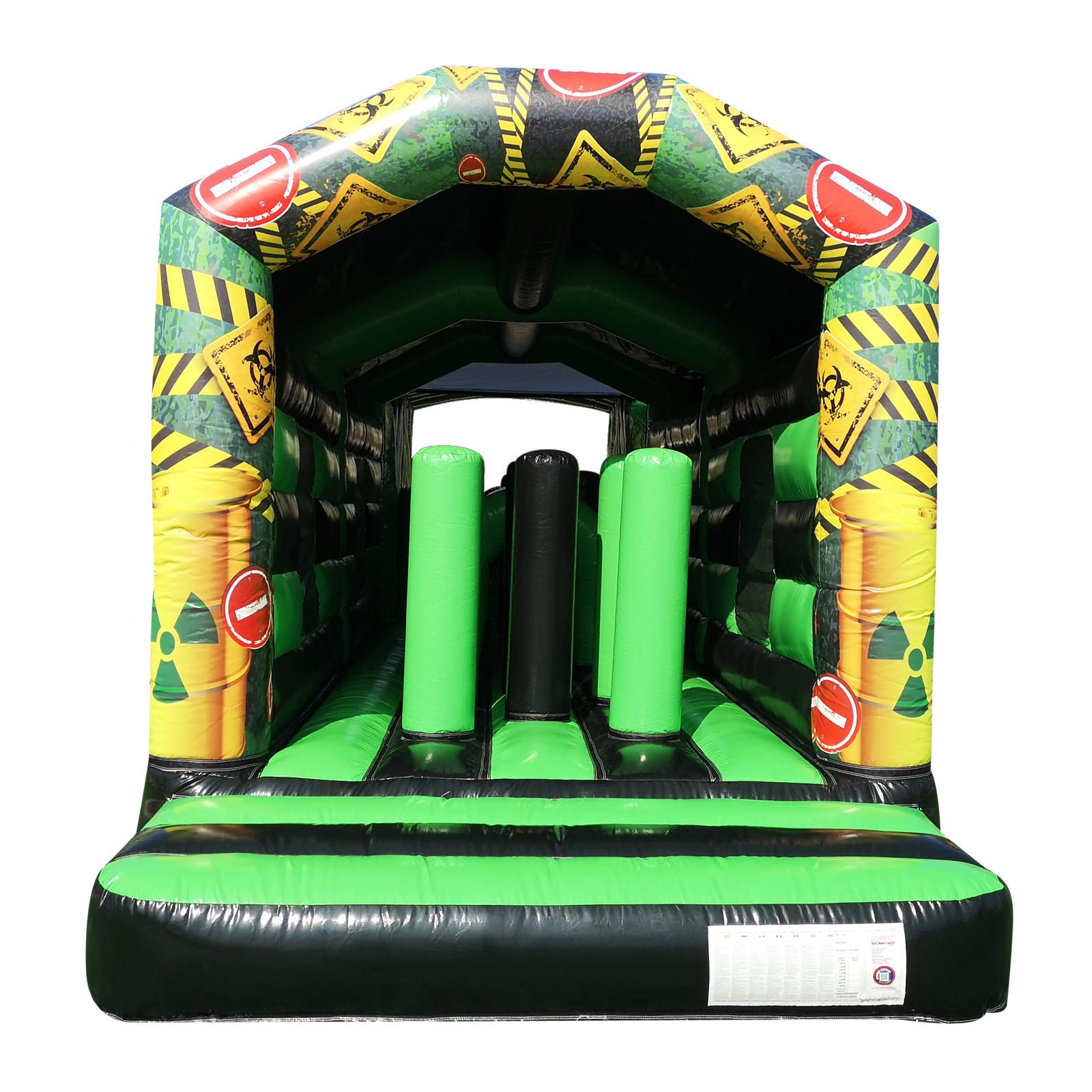 BBOL-189 - 42x11x11ft - 2 part ADULT Obstacle Deluxe - Solid sides ...