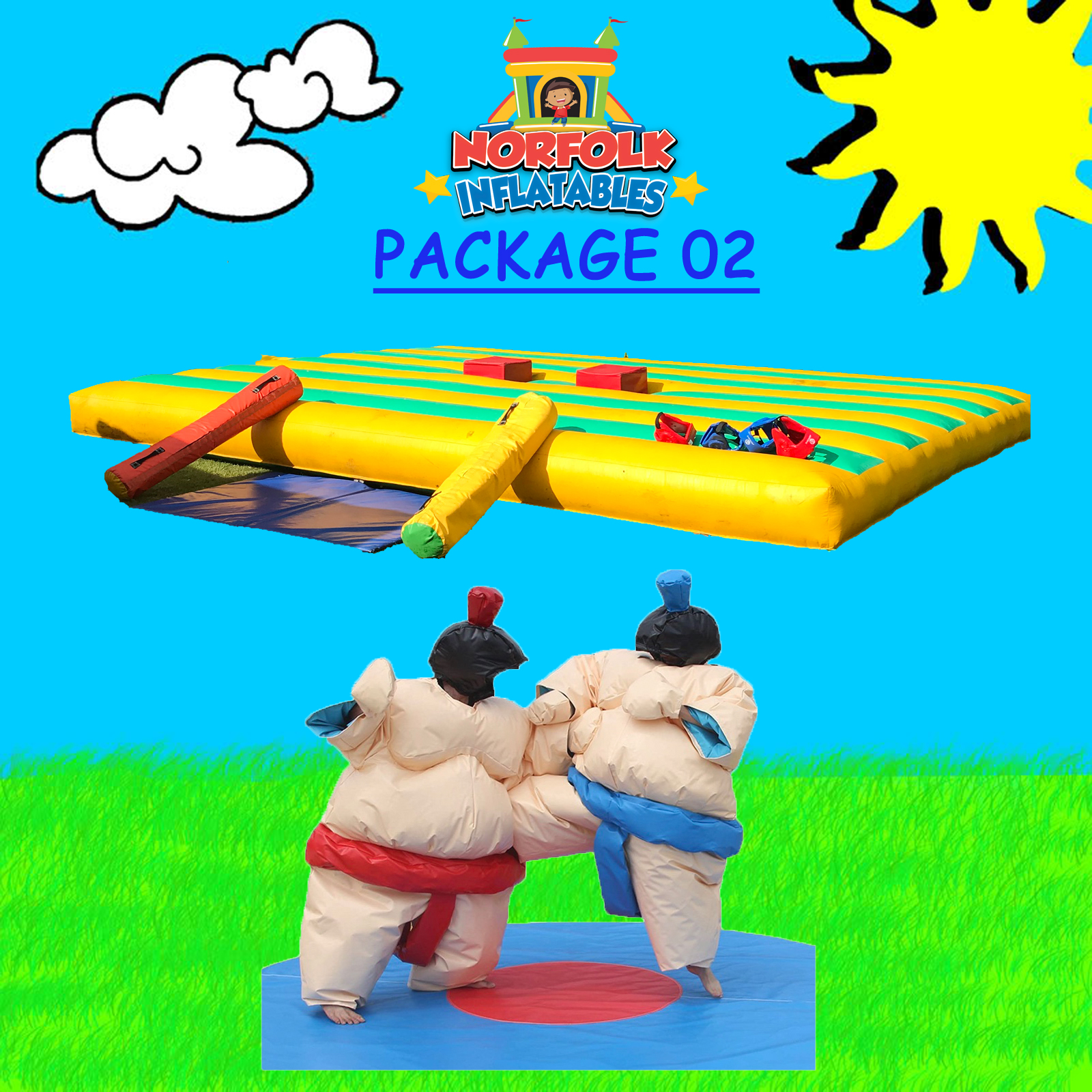 Sumo Suits - Bouncy Castle Hire in Norwich | Norfolk Inflatables