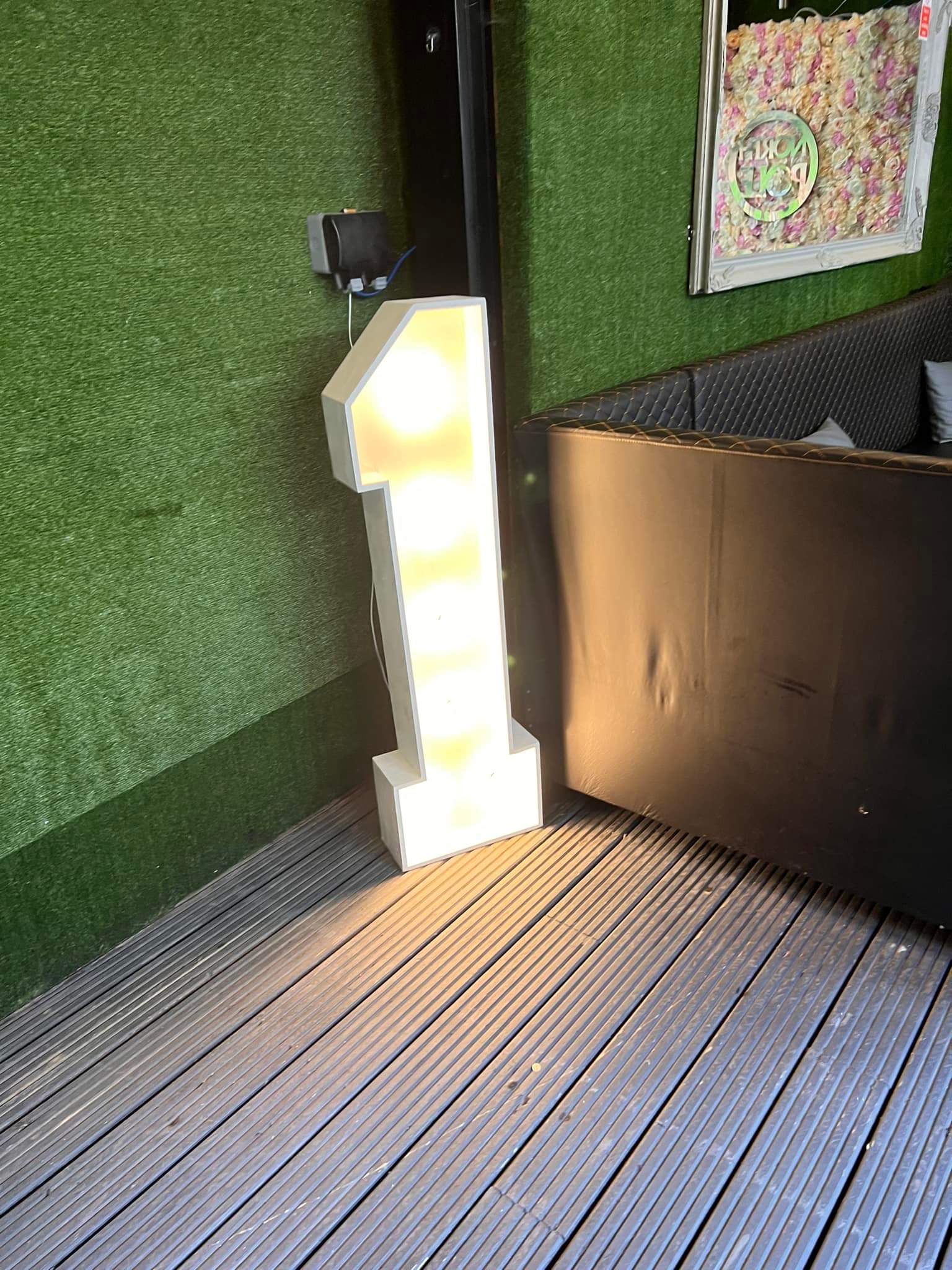 Giant single led number - Inflatables Hire in London, greenwich ...