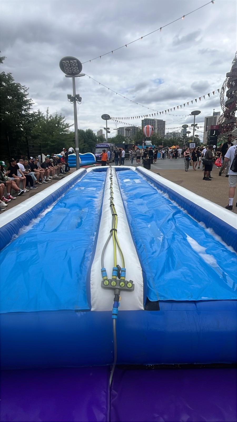 Slip And Slide Water Chute Hire Essex & London, 30ft Long