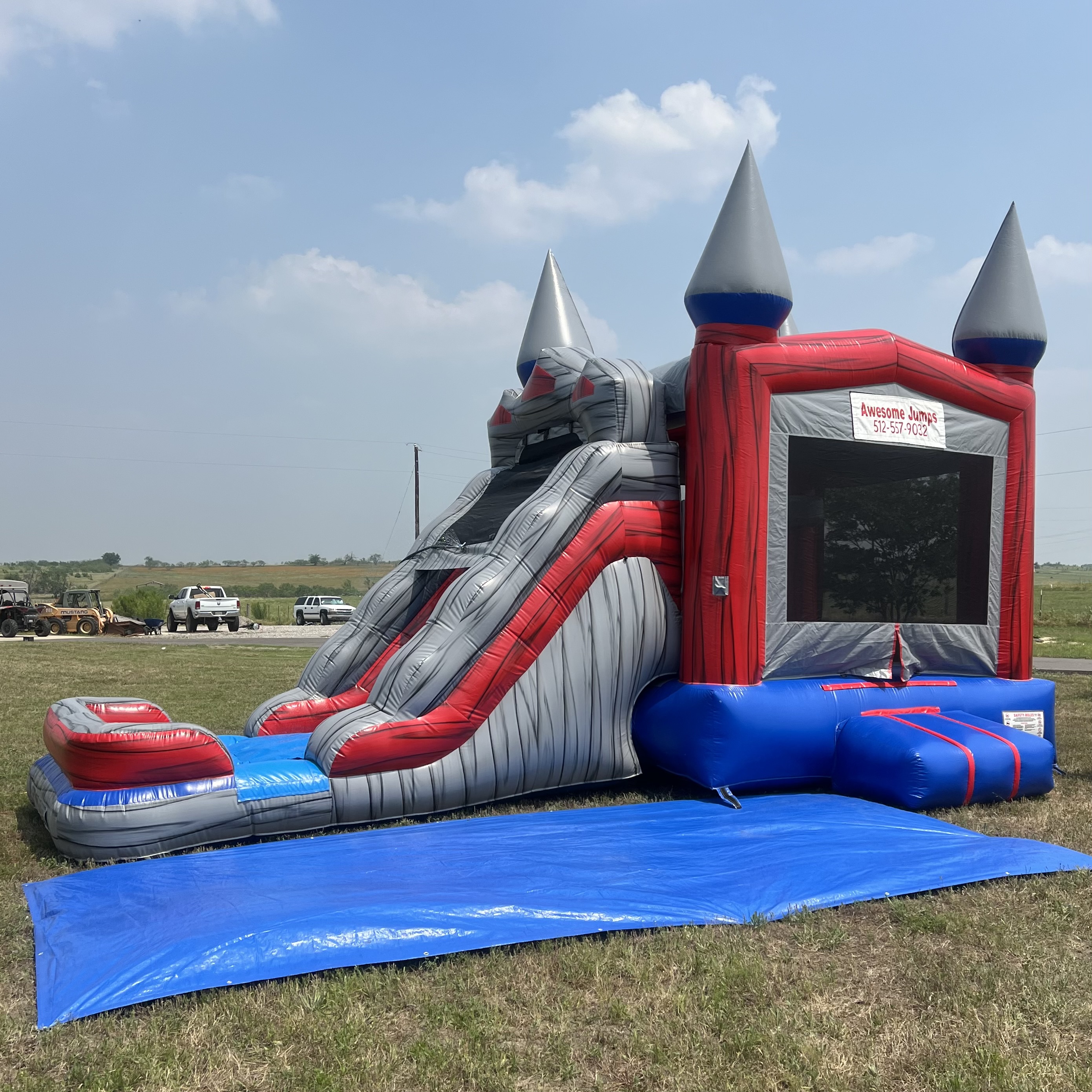 Combo Bounce Houses - Dry Slide - Hire in Texas | Awesome Jumps