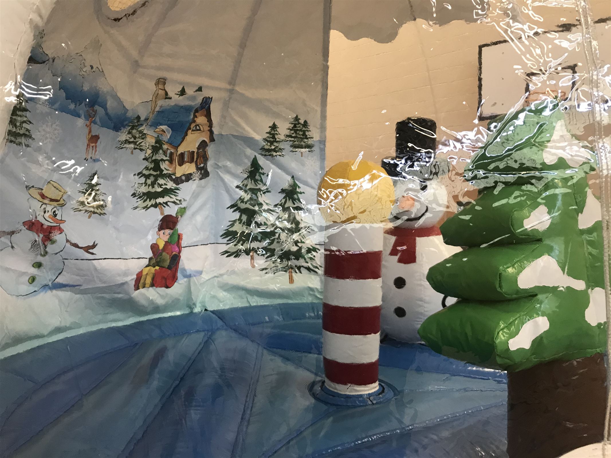 Inflatable Snow Globe - Events & Inflatable Hire, Bouncy Castles, Rodeo ...