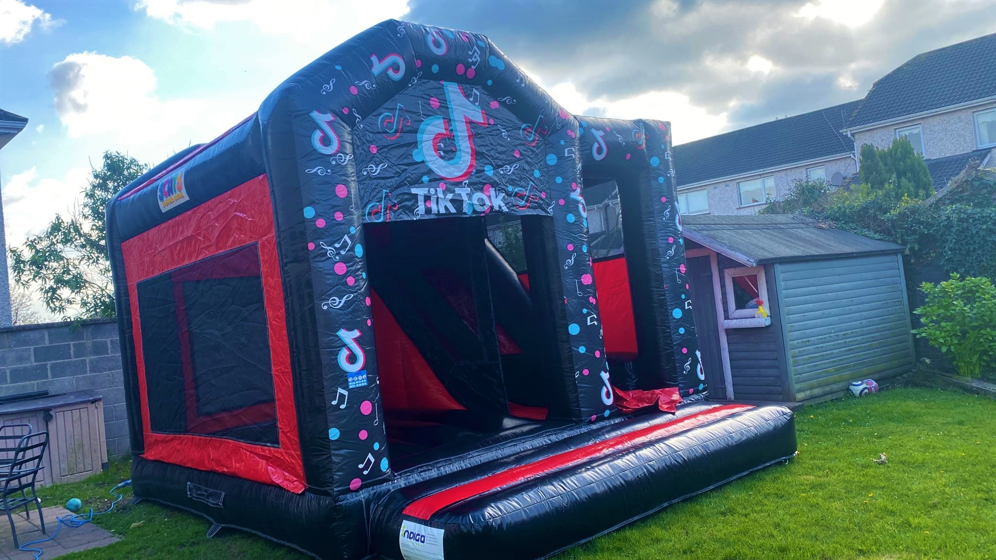 Combi Unit - Bouncy castle & Inflatable Slide.Bouncy Castle Hire Carlow