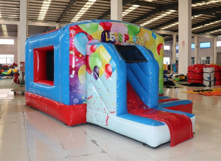 Lets Party Castle with front slide - Hire in Co Westmeath | ABC Bouncy ...