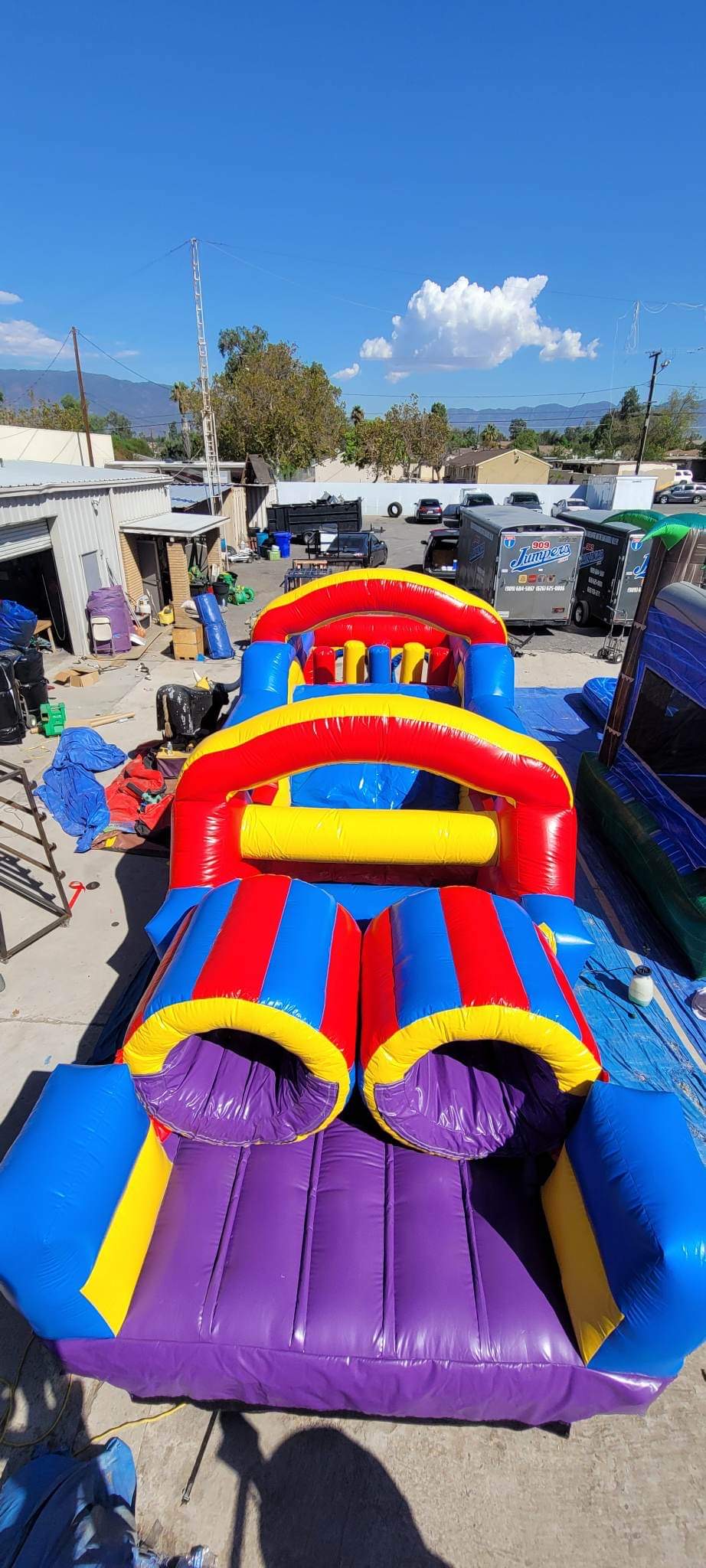 Rainbow Obstacle Course 60ft Long - Party Rentals in Albertson | 252 ...