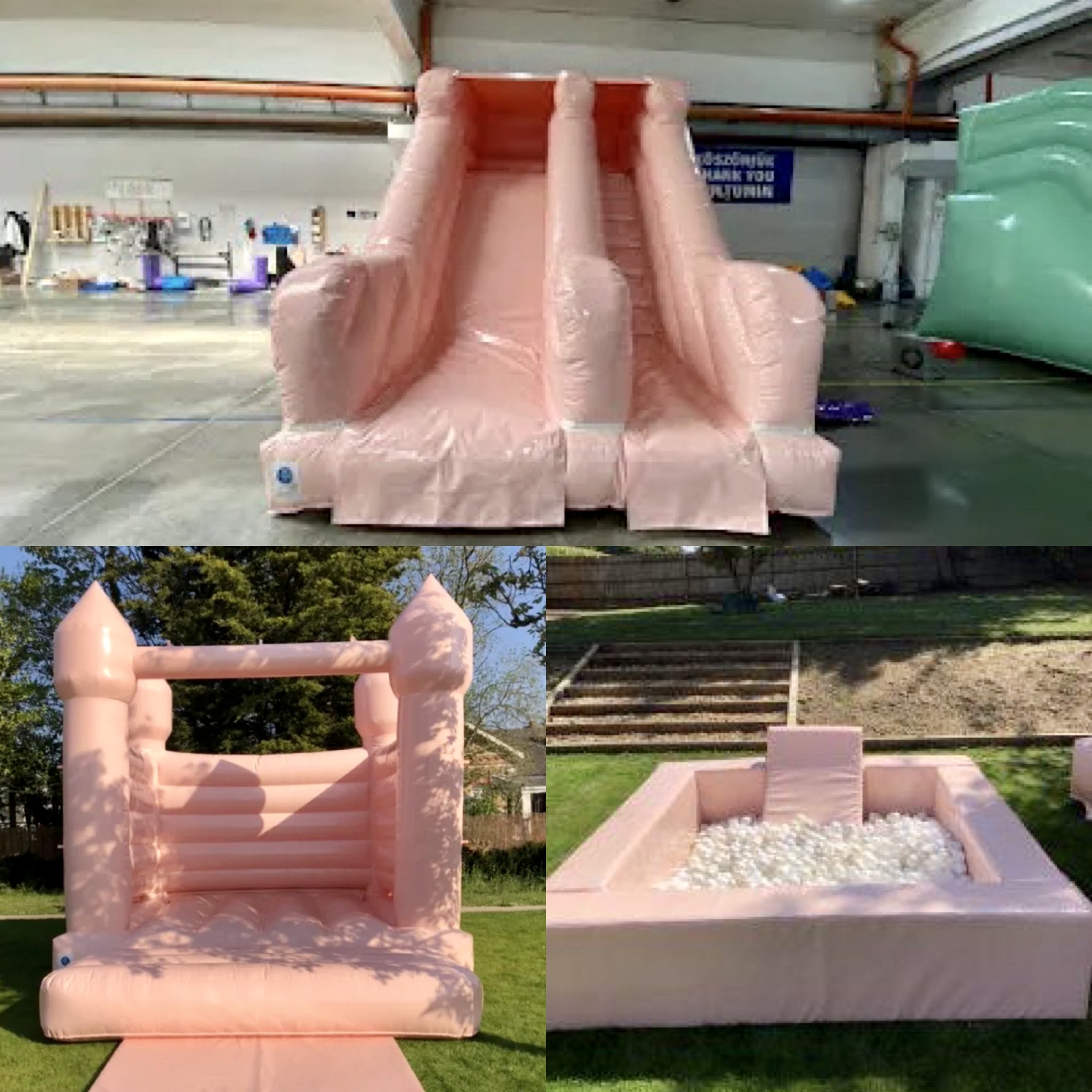 Peach Bouncy Castles & Soft Play Hire Sidcup | Sevenoaks | Kent