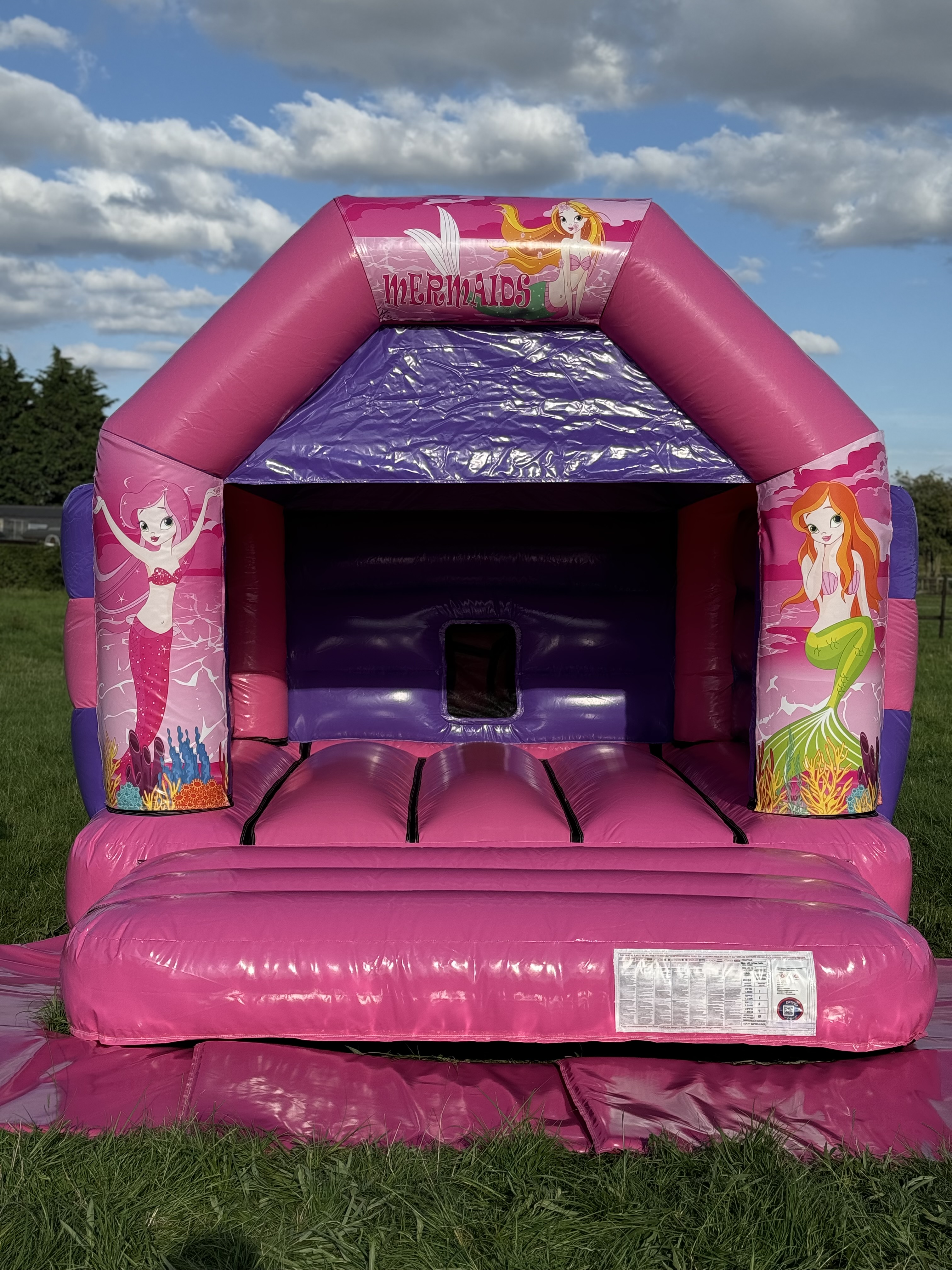 Pink Mermaid Bouncy Castle Hire Leicestershire | Magical Party Fun!