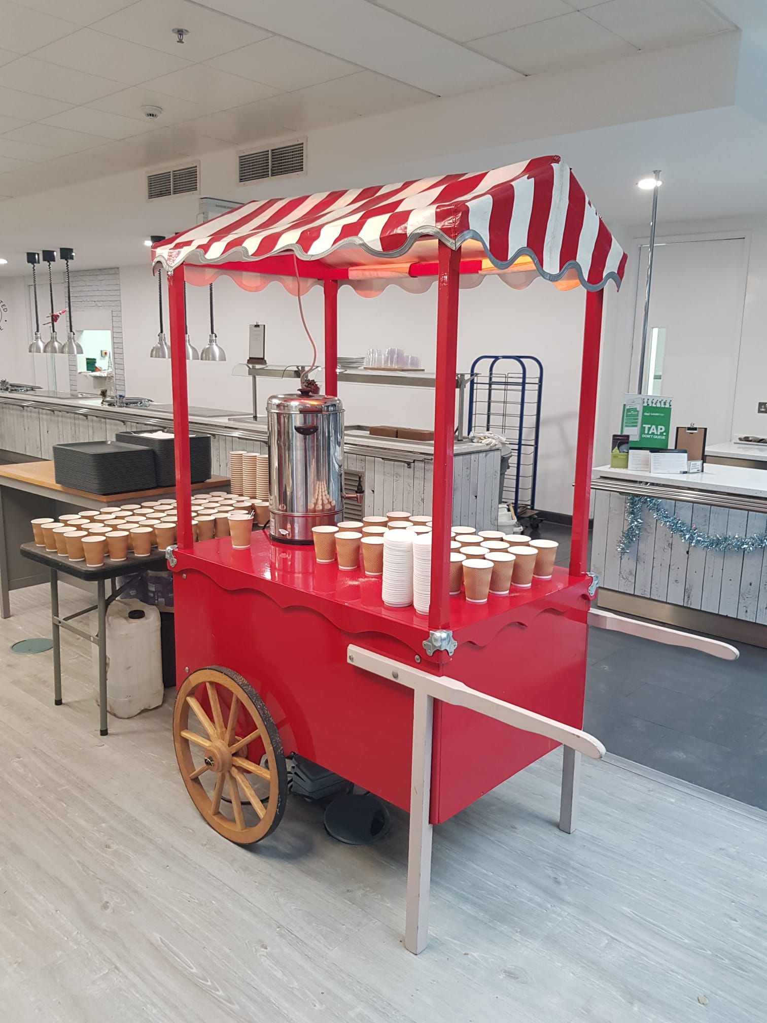 Hot Chocolate Stand Hire,Christmas Hot Chocolate Cart Hire,London,UK