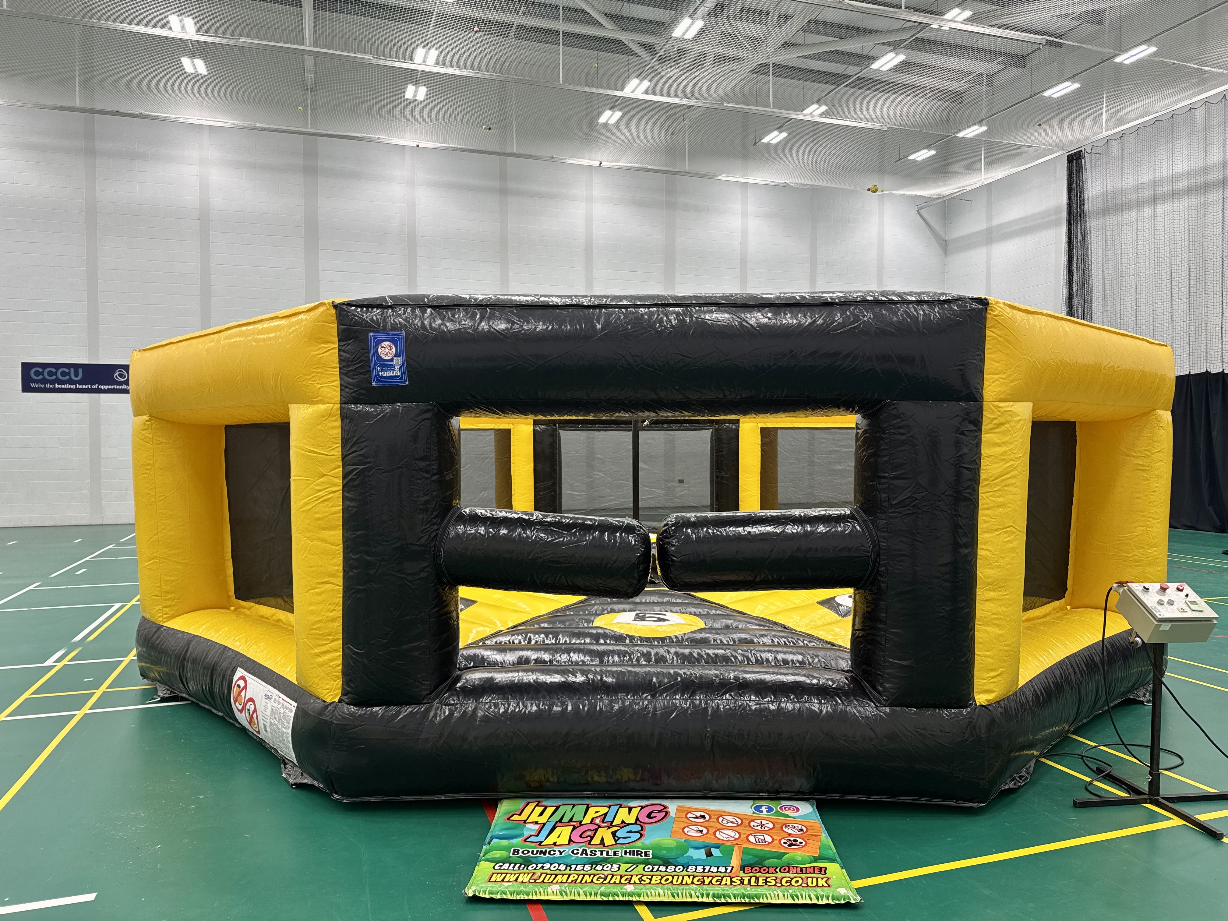 Last Man Standing (black & yellow) - Bouncy Castle Hire in Bromley ...
