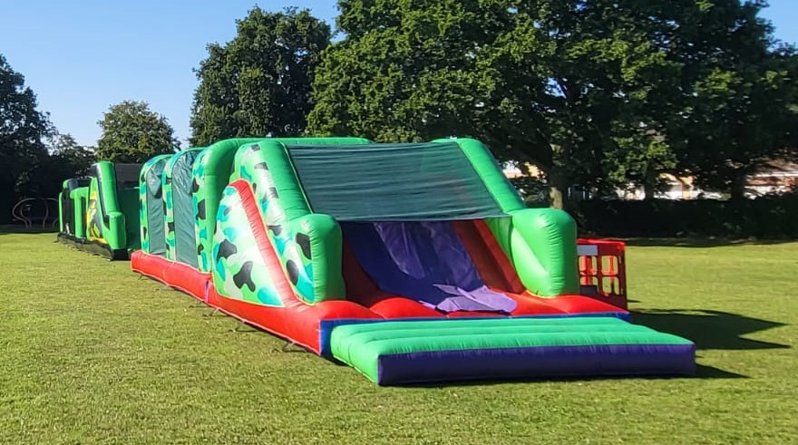 Assault Course Inflatable 105ft long - Bouncy Castle Hire in Kent, East ...