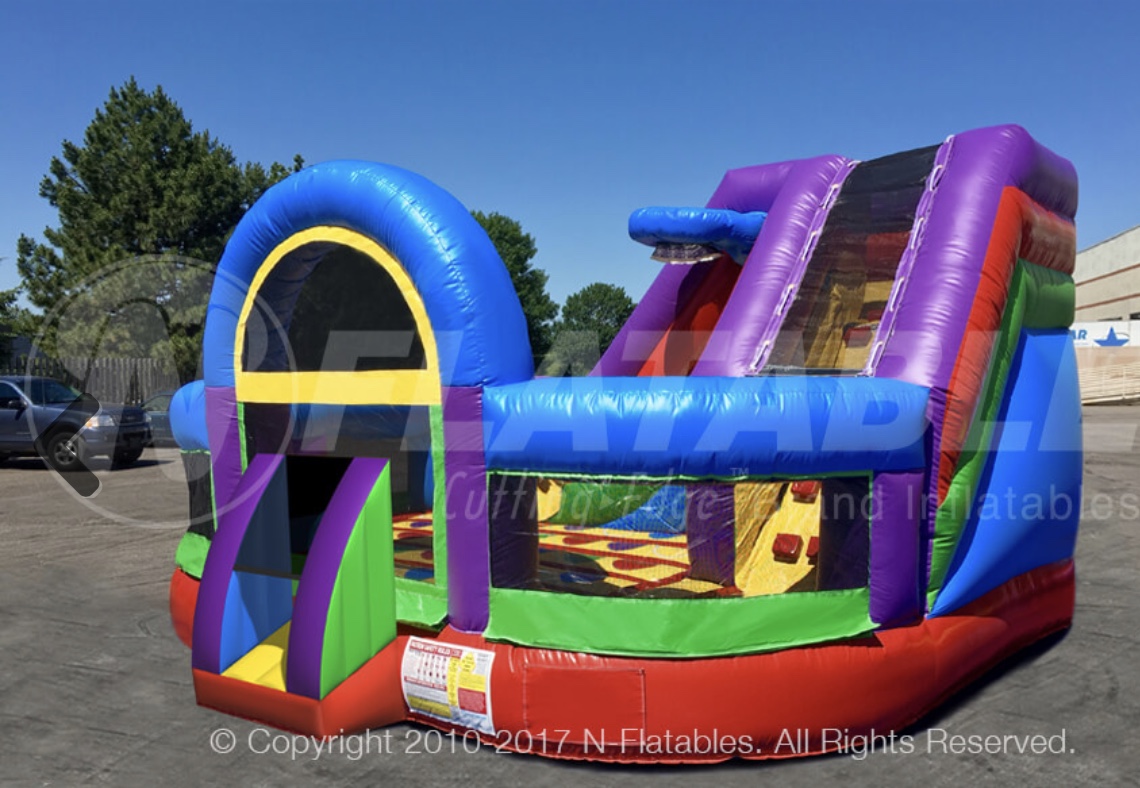 WACKY ADVENTURE WET/DRY COMBO WET - Inflatable Hire in Arkansas | HAPPY ...