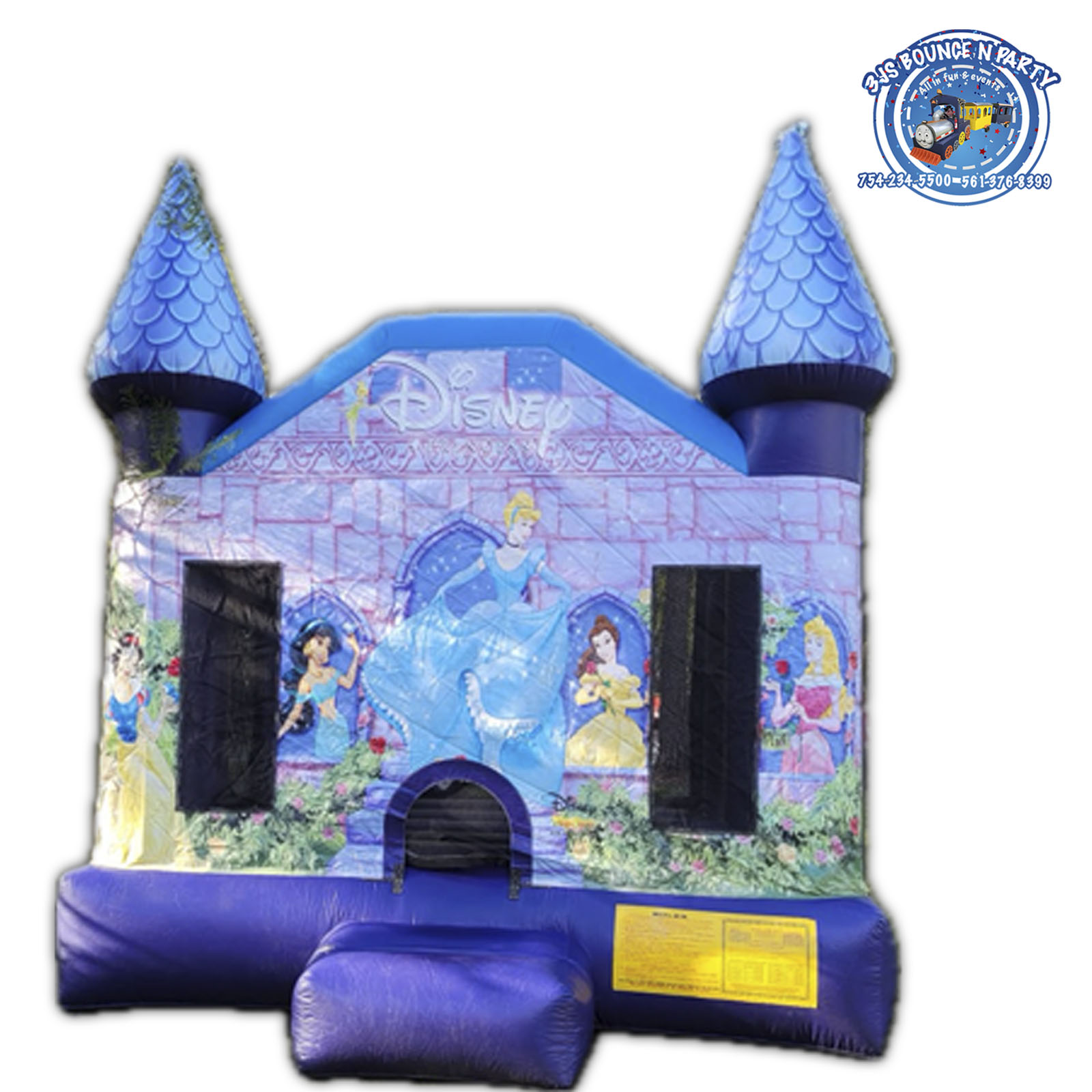 PRINCESS FULL FACE - Hire in Florida | 3js Bounce N party