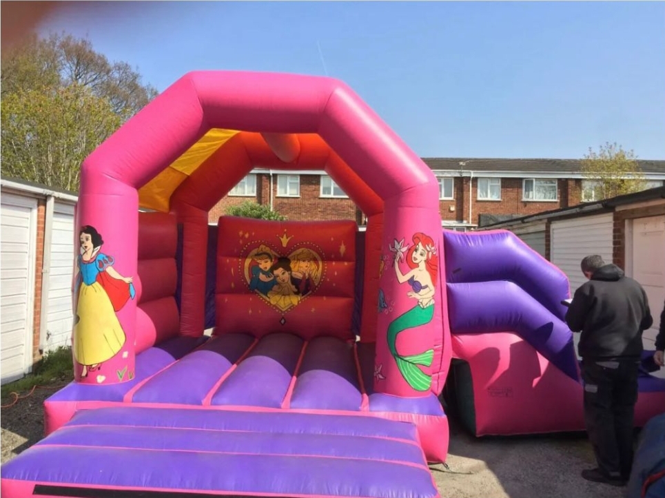 Princess Bouncy castle and Slide Combi. - Bouncy Castle Hire in London ...