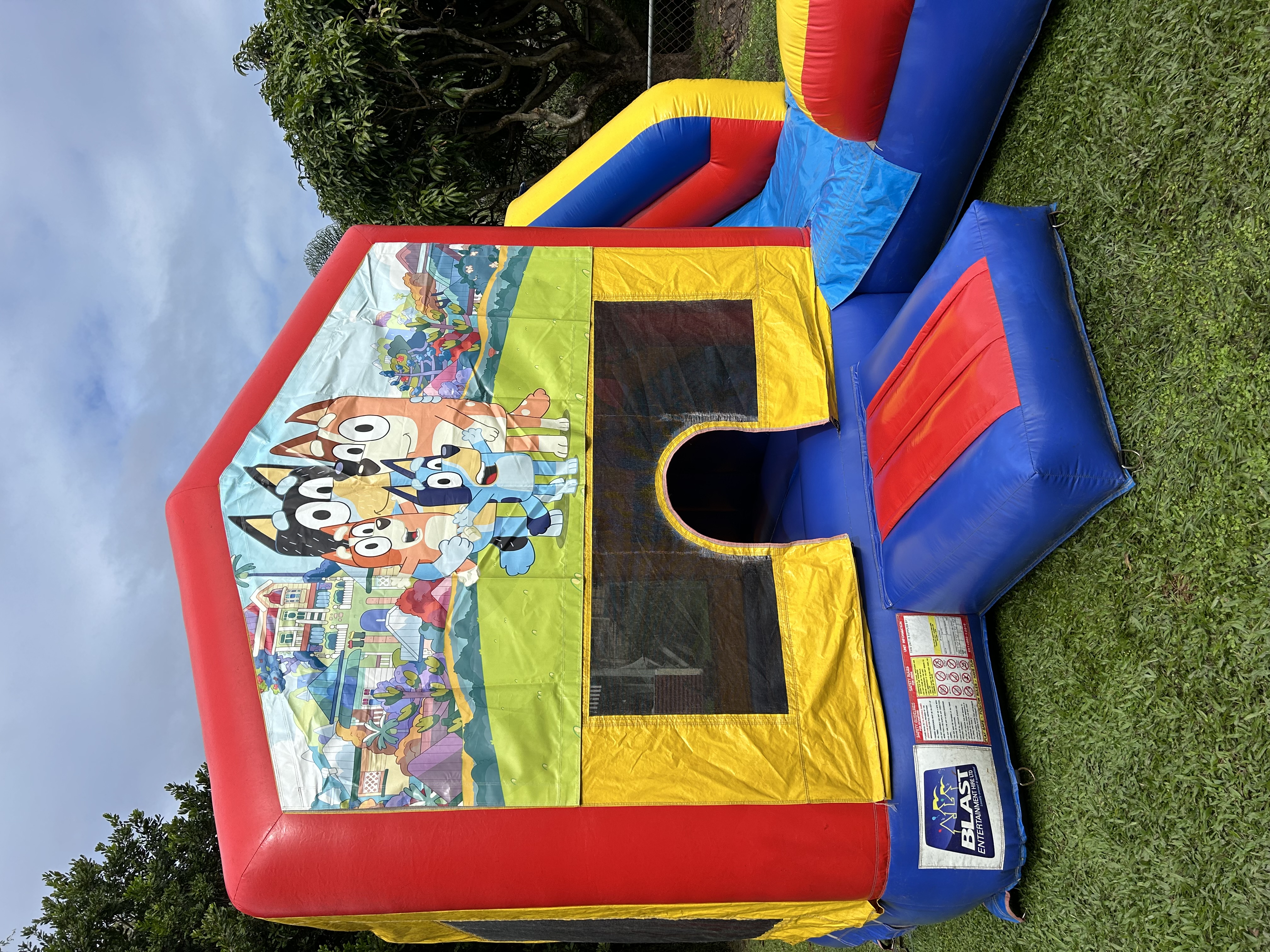 4x5 Bluey Themed Slide Jumping Castle - Jumping Castle Hire in ...